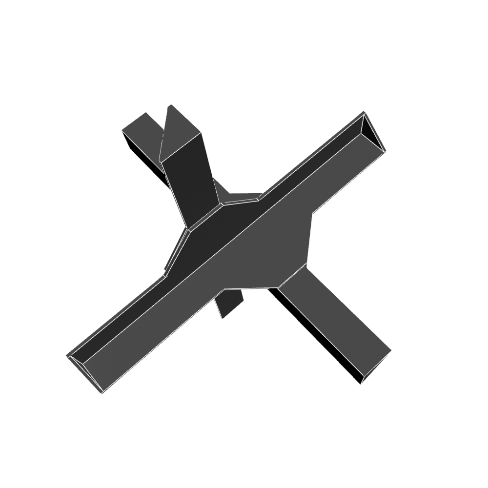 ww2 tank trap 3d model