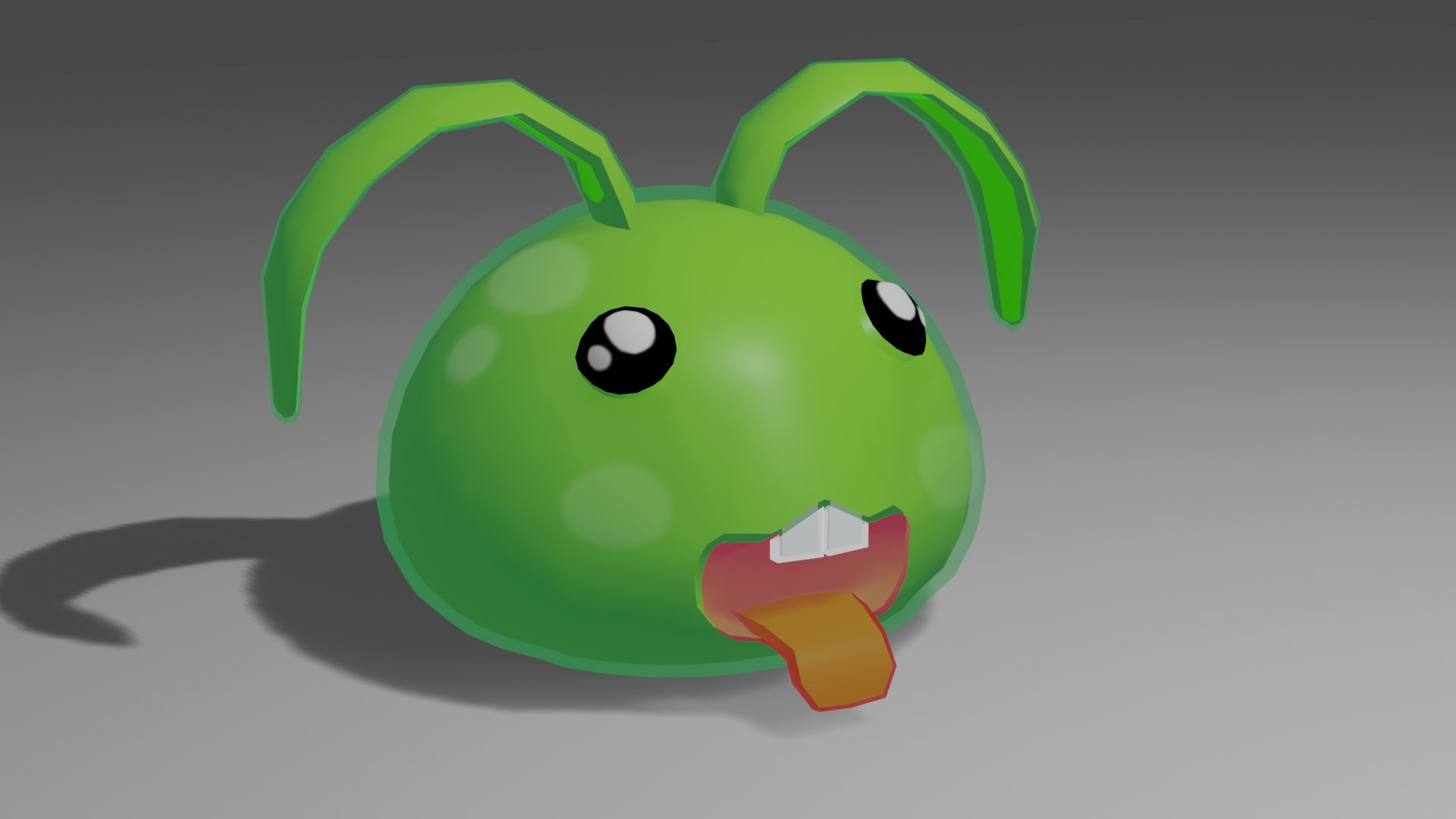 3D Cute Slime Bunny - TurboSquid 1643055