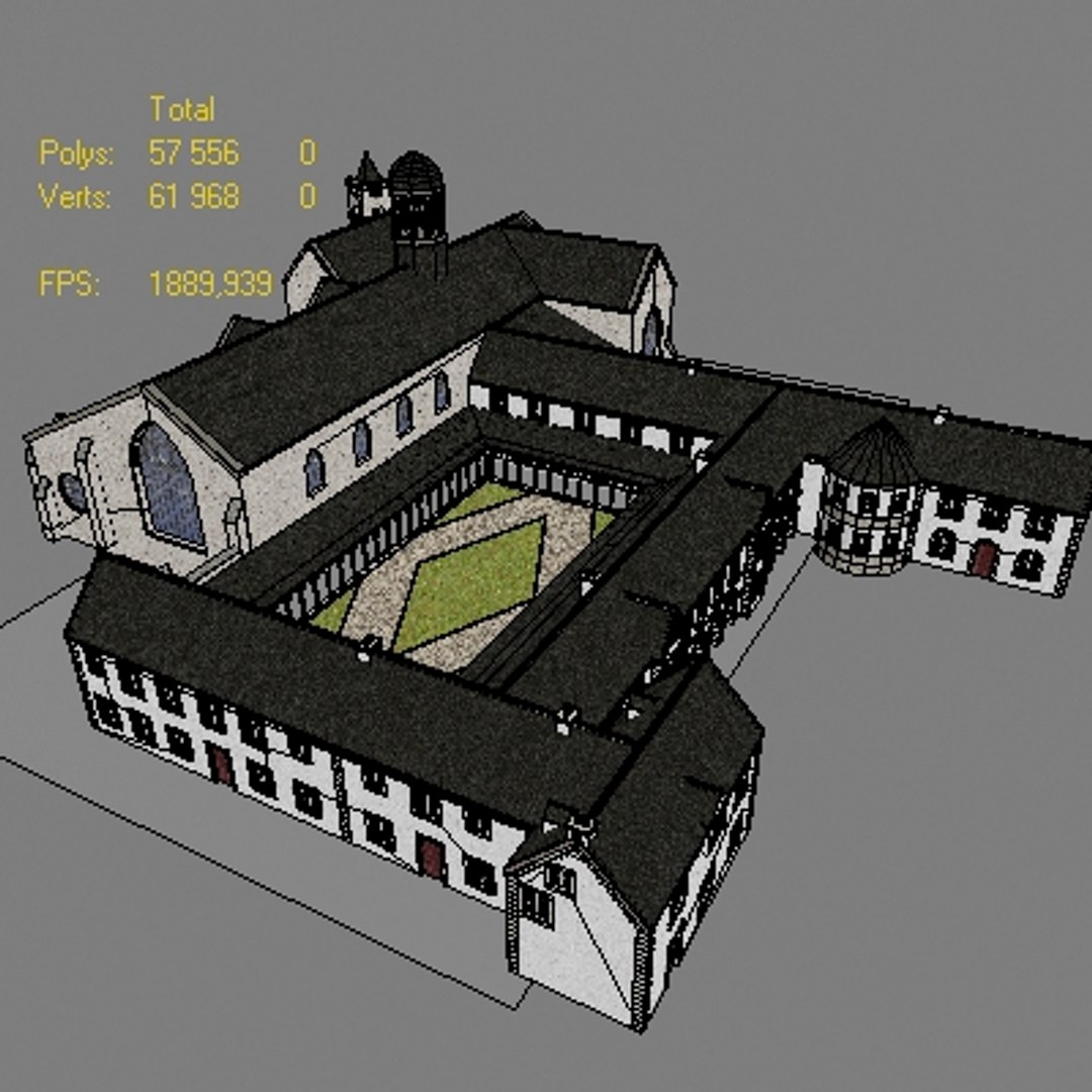 3d Historic Religious Convent