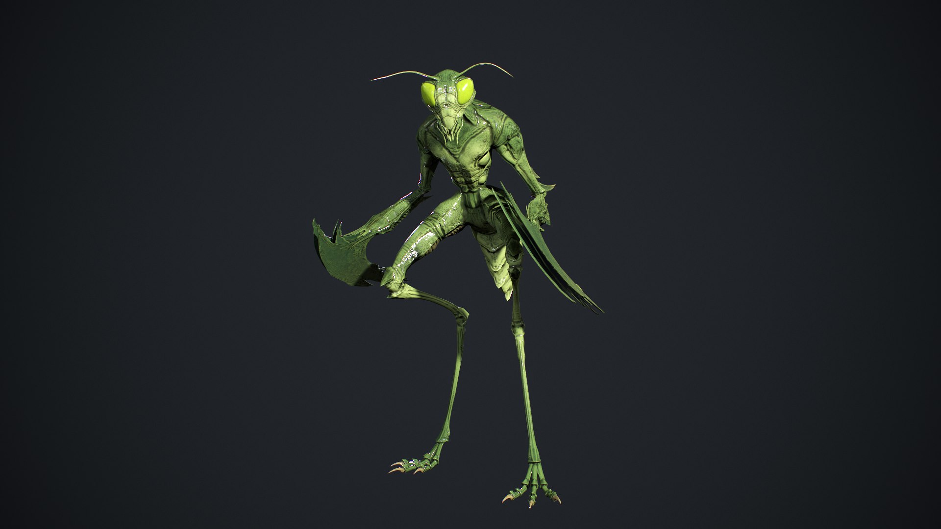 3D Insect Creature 2 Model - TurboSquid 1968852