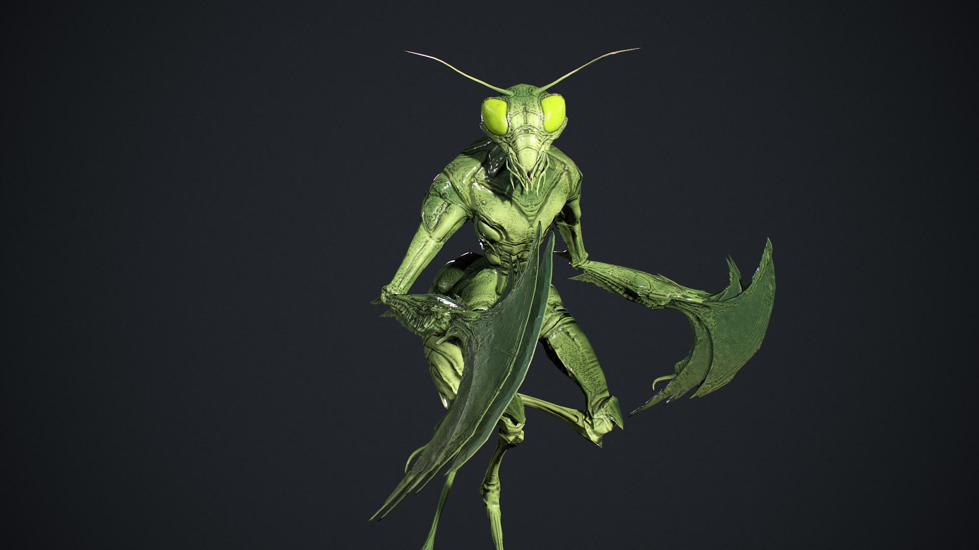 3D Insect Creature 2 Model - TurboSquid 1968852