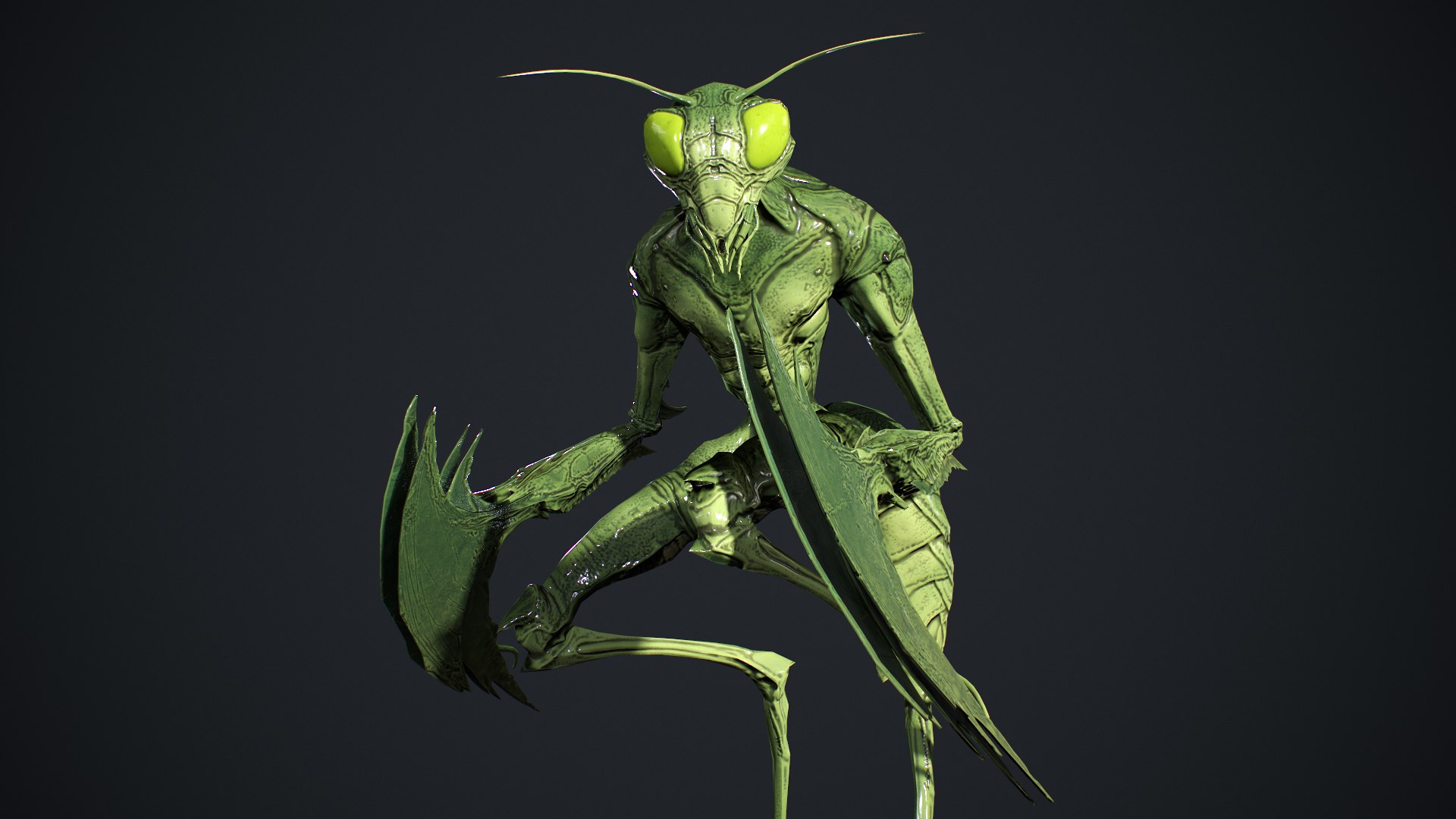 3D Insect Creature 2 Model - TurboSquid 1968852