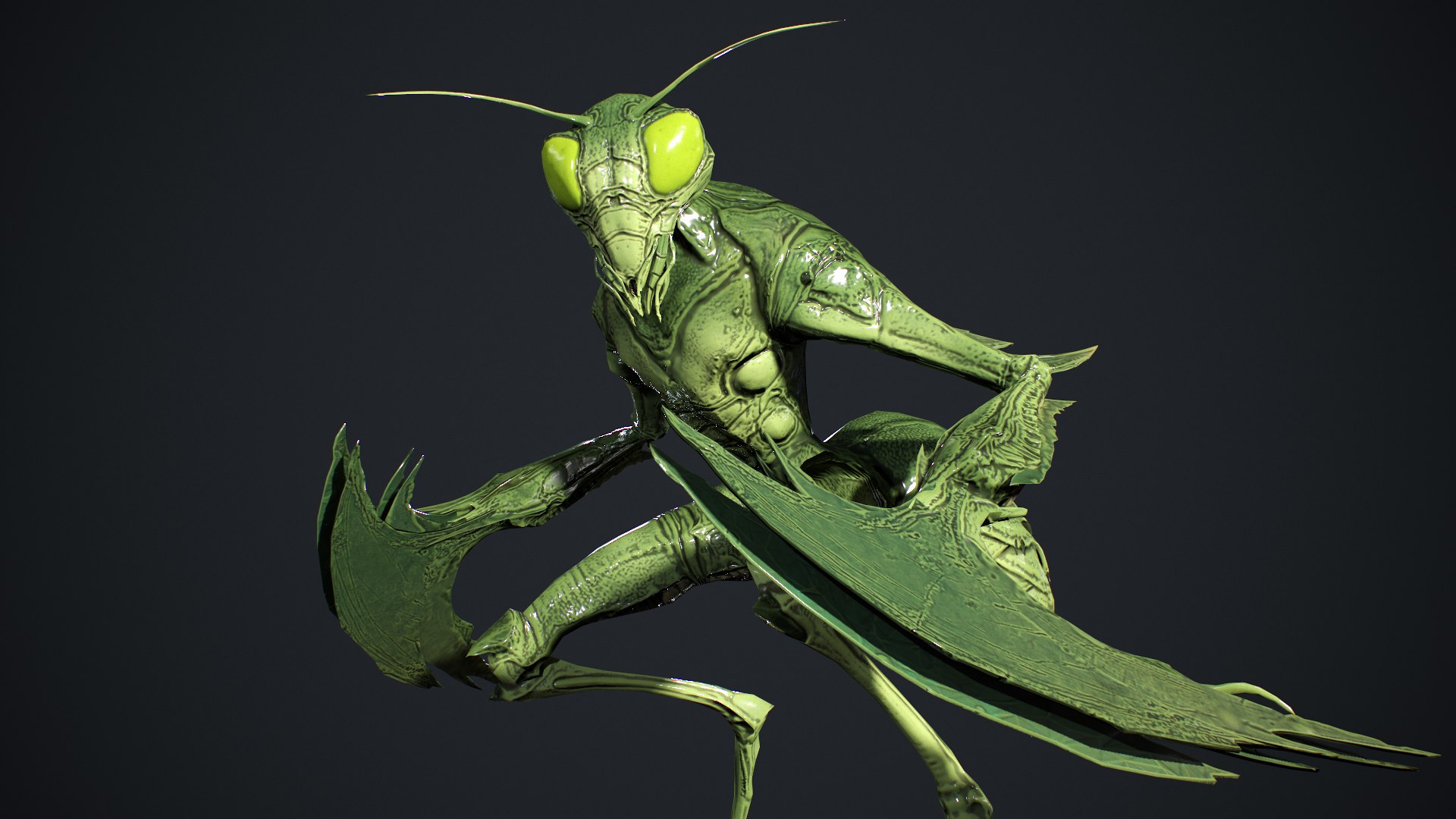 3D Insect Creature 2 Model - TurboSquid 1968852