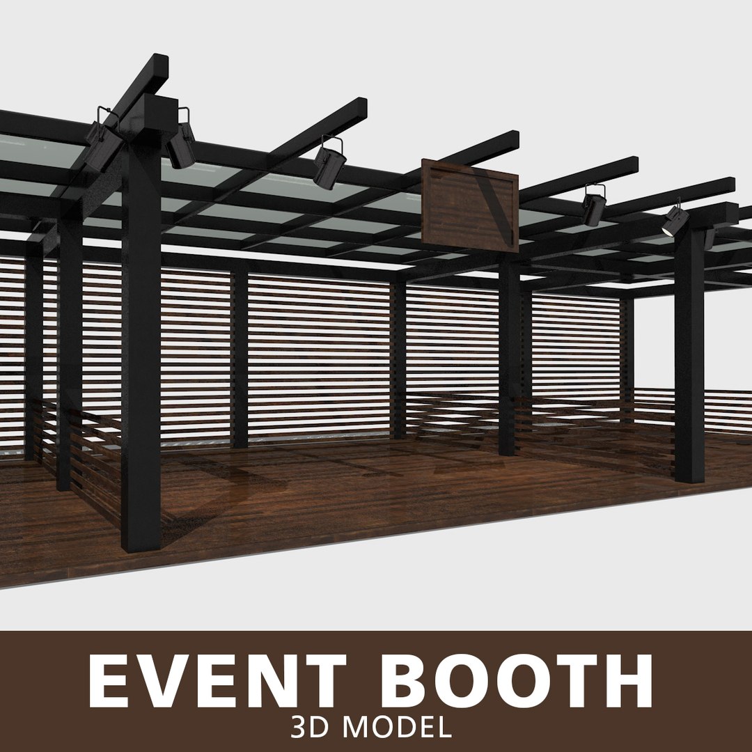 3D Event Booth - TurboSquid 1409147