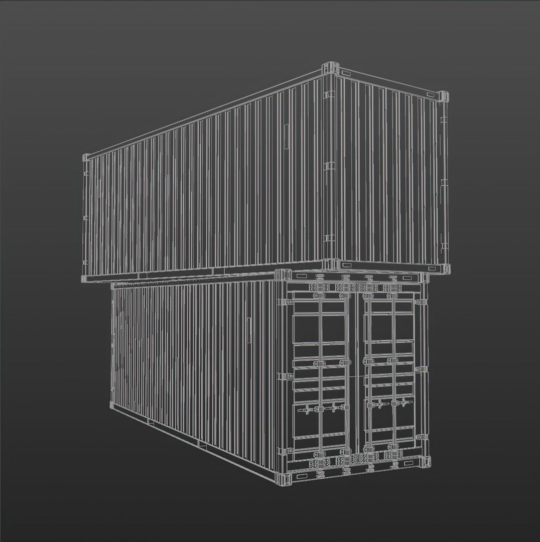 Container 3D Model - TurboSquid 1986363
