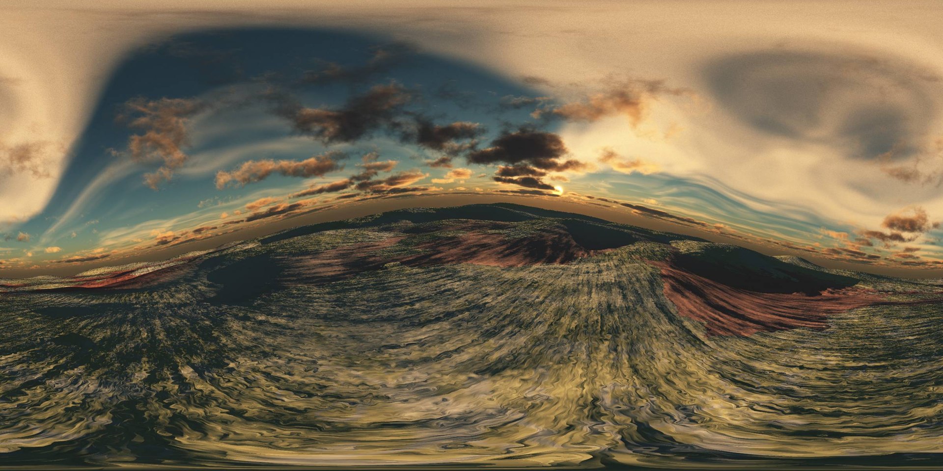 3d Pyramid Desert Skybox