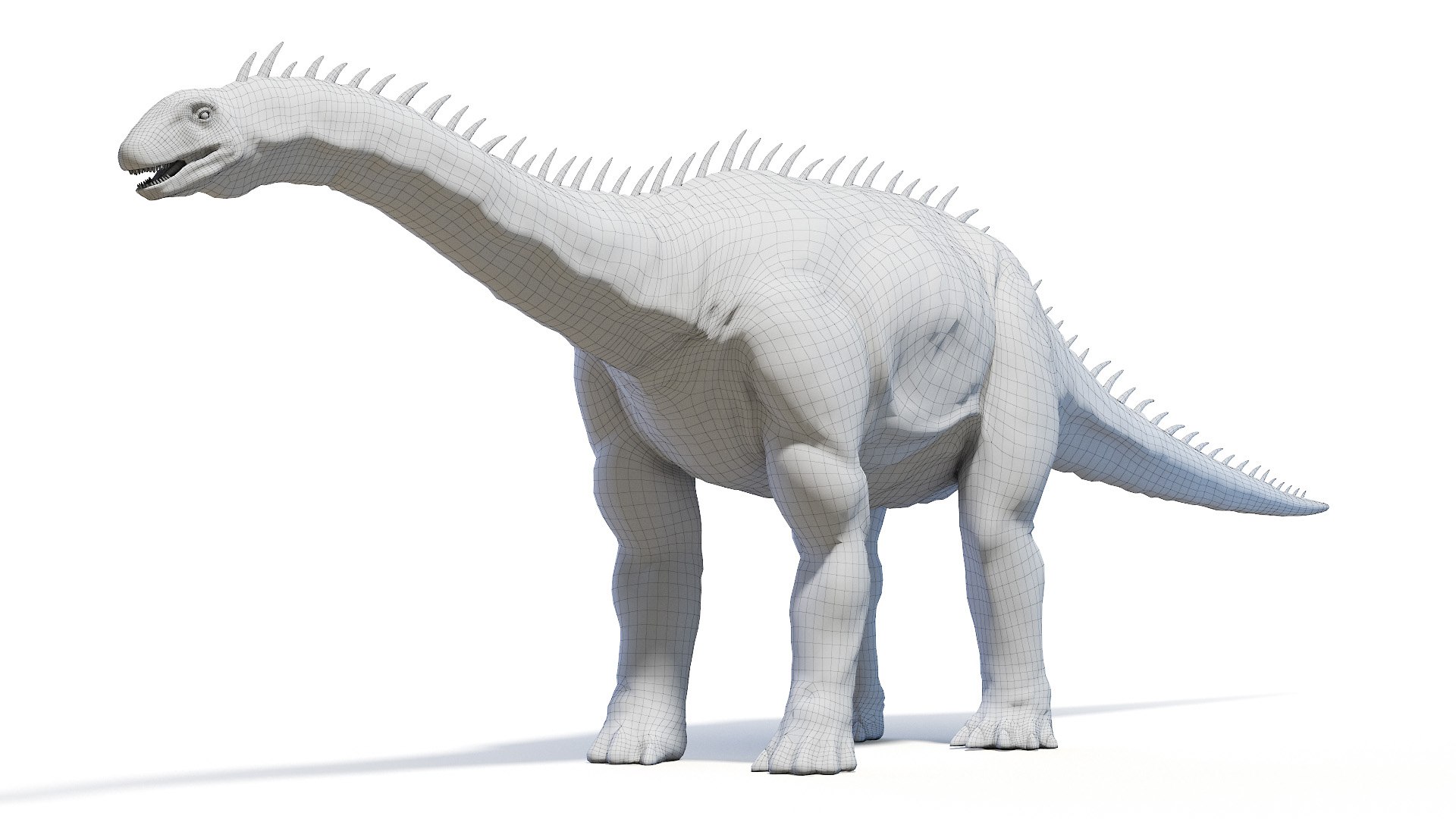 Barapasaurus Animated 3D Model - TurboSquid 1920607