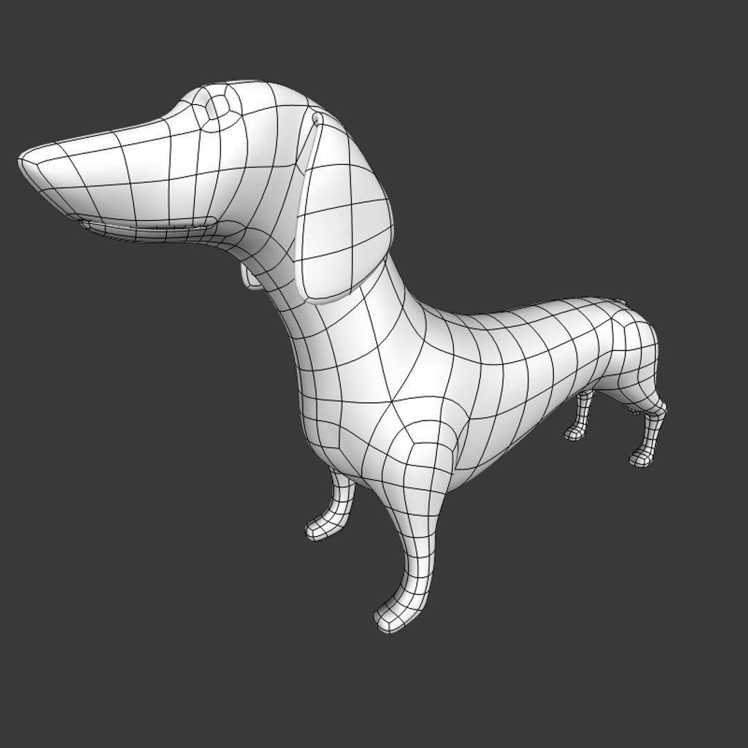 Dachshund Mesh Model - TurboSquid 1295951