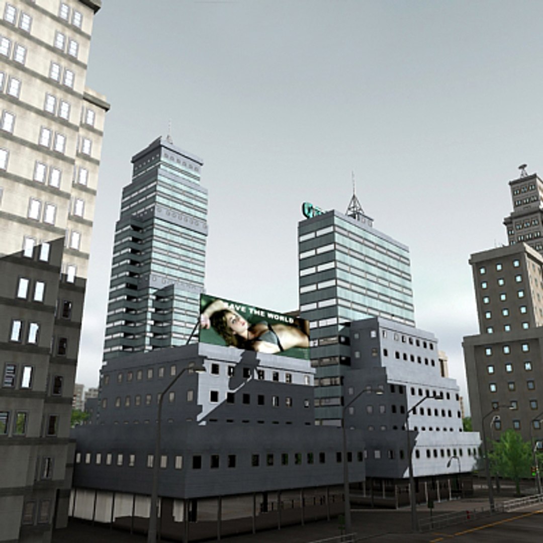 3d Model Modular City Buildings