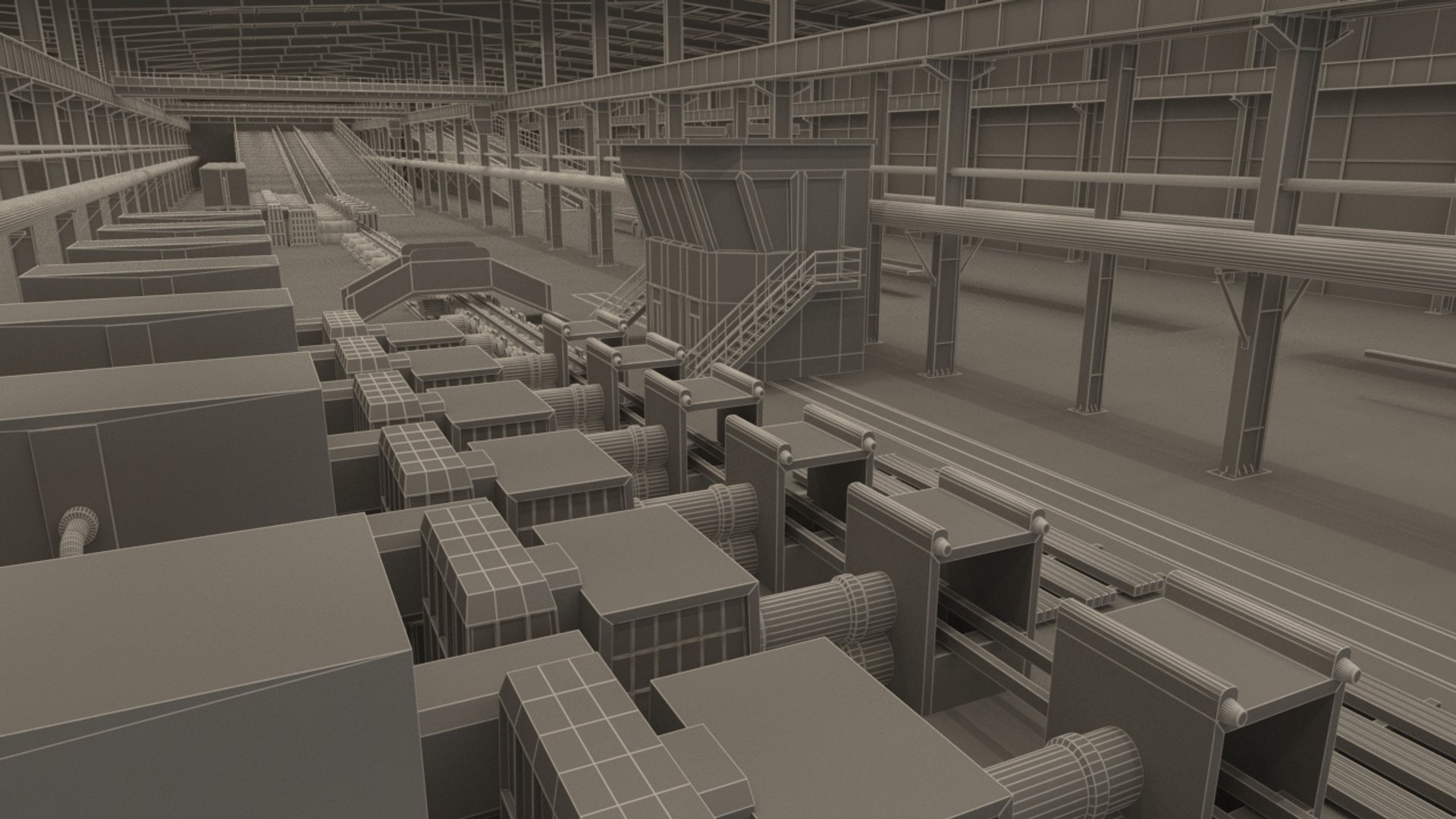3D Steel Rolling Plant Model - TurboSquid 2145014