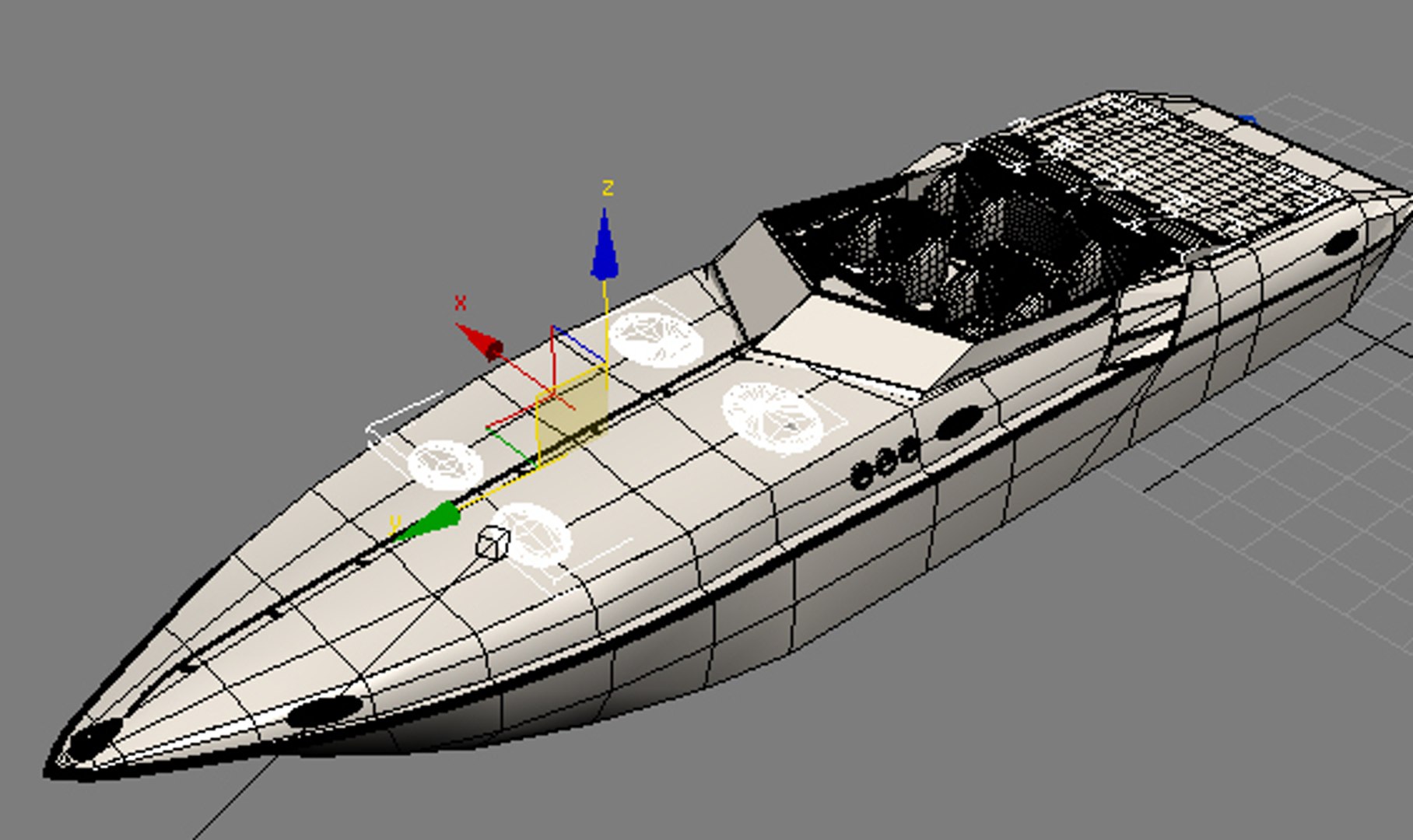 3d Model Fast Boat