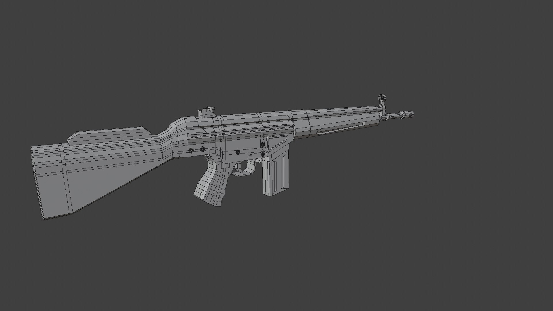 3D Rifle G3 Model - TurboSquid 1750058