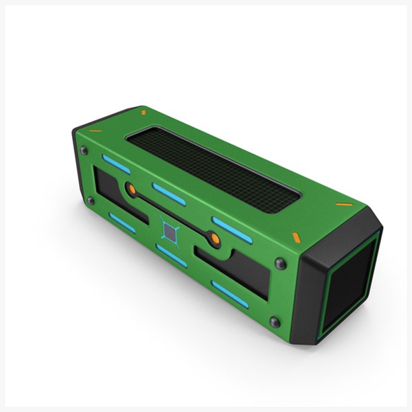 modelo 3d Dispositivo de ciencia ficción verde V1 PBR - TurboSquid 2305894