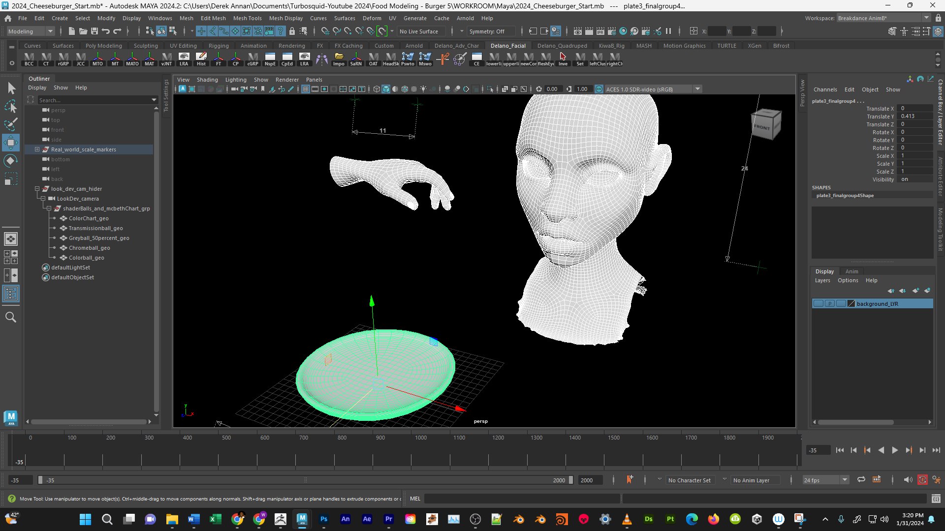 Free 3D LookDev Setup And Real World Scale Markers - TurboSquid 2184063