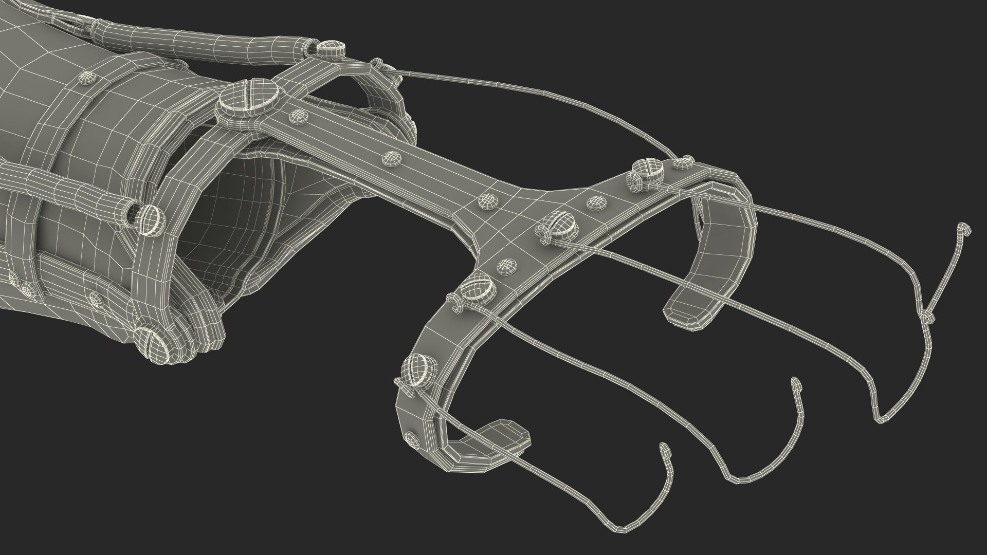 Antique Orthopedic Hand Splint 3D - TurboSquid 2113780