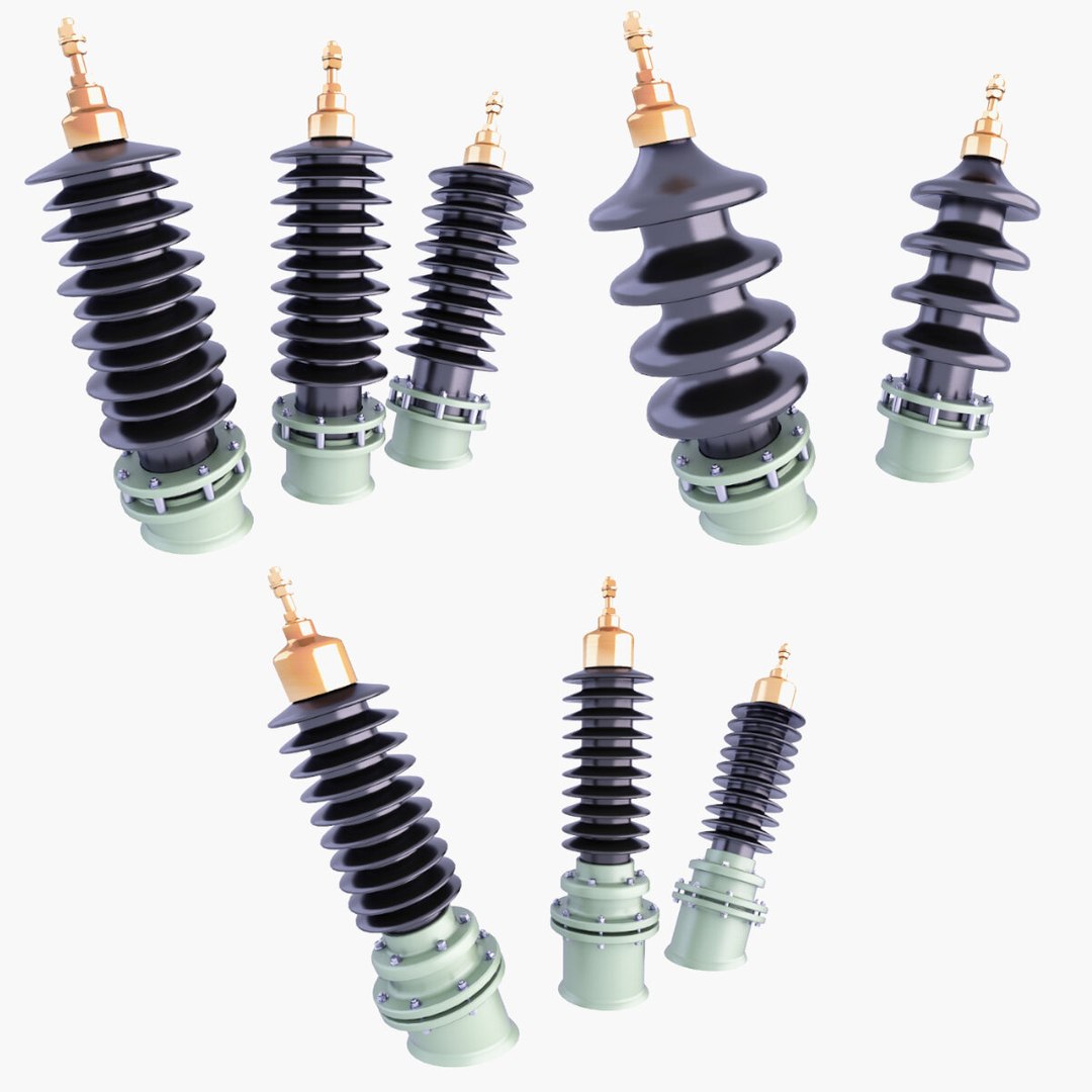 Transformer Power Insulators V7 3D Model - TurboSquid 2412131