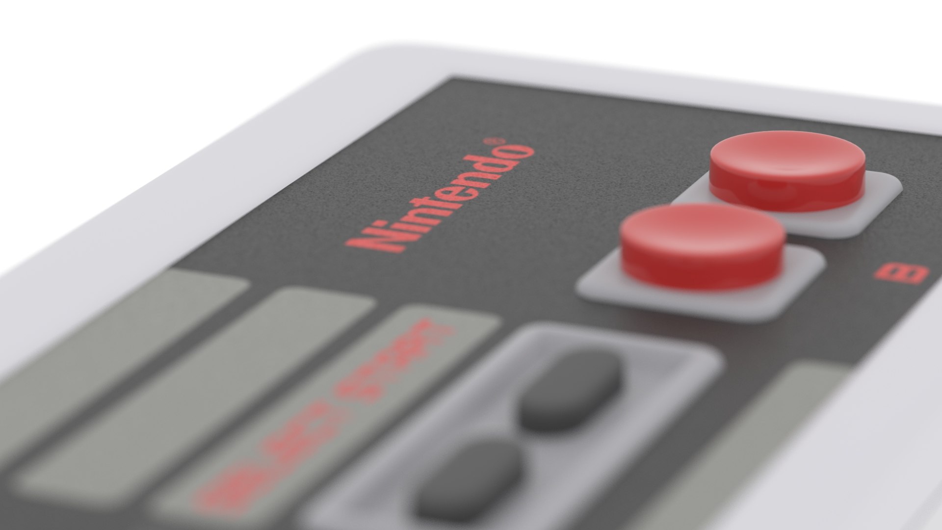 Nes Controller 3D Model - TurboSquid 1389596