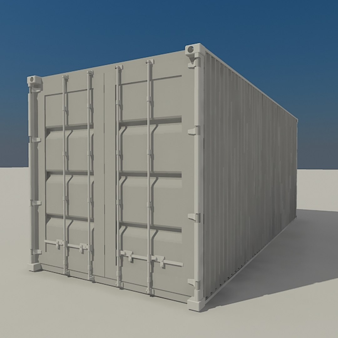 3ds Max Cargo Container