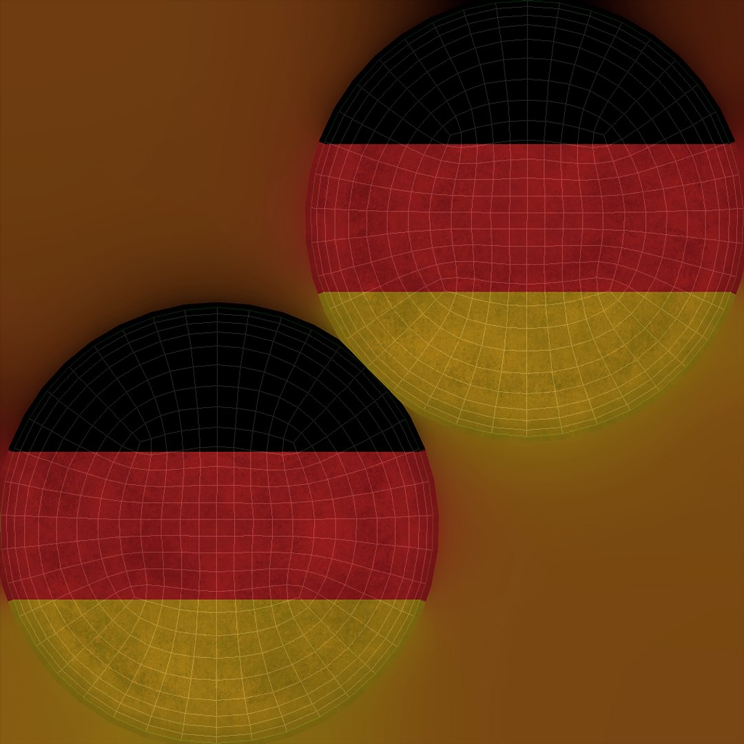 3D model Germany Flag Icon - TurboSquid 2063124