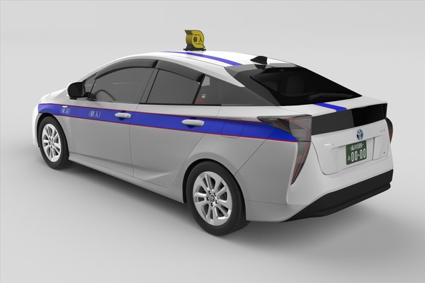 도요타 프리우스 2016 일본의 오너 드라이버 택시 3D 모델 - TurboSquid 1435381