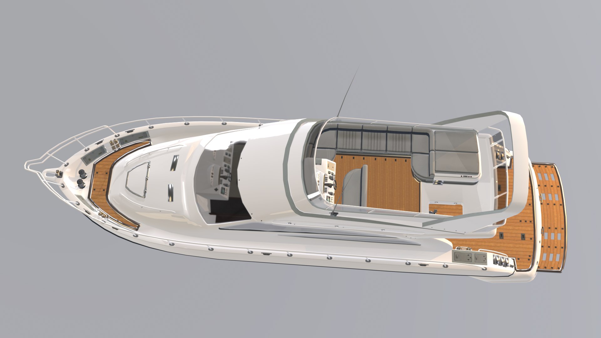 Mini Luxury Yacht With Interior Small PBR Game Ready 3D - TurboSquid ...