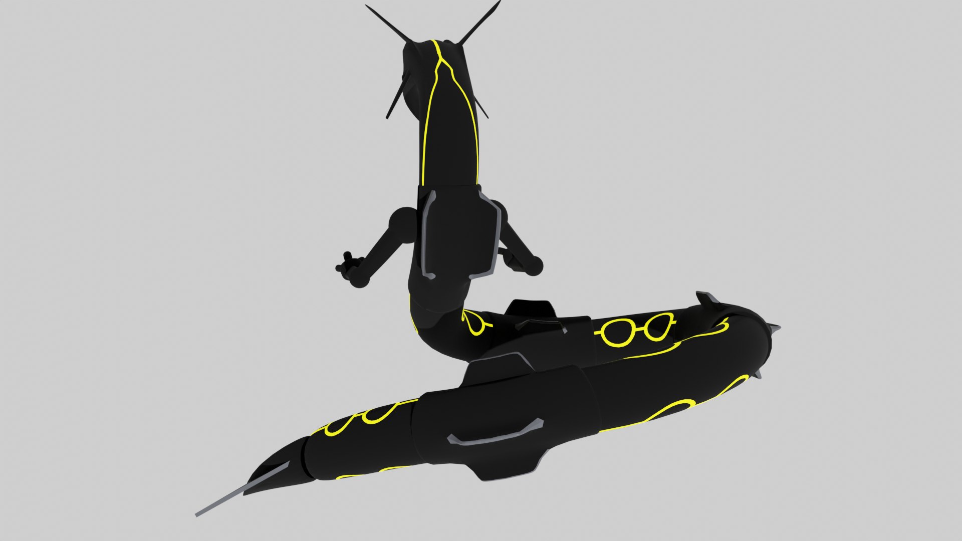 Rayquaza Shiny 3D - TurboSquid 2167929