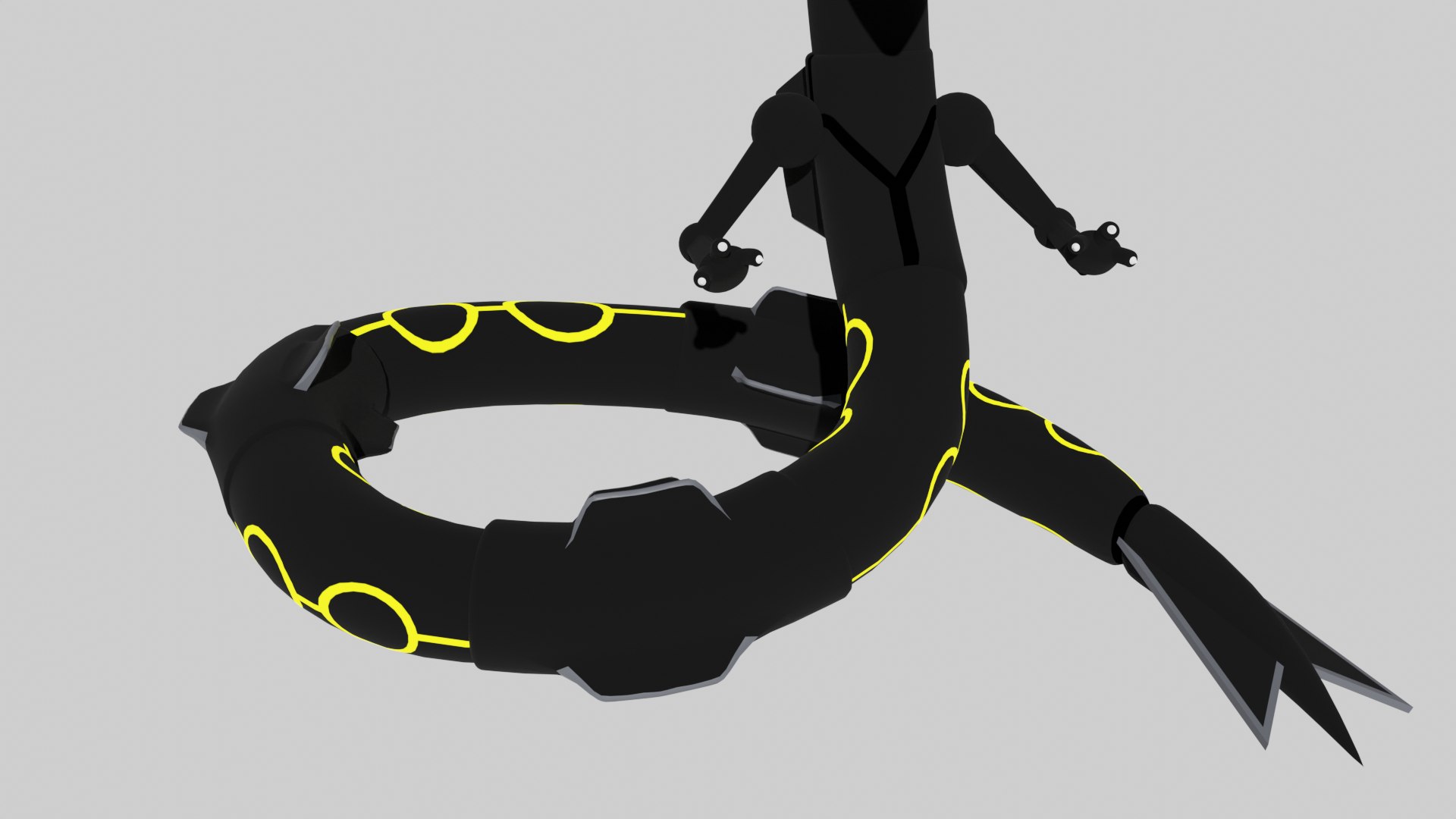 Rayquaza Shiny 3D - TurboSquid 2167929