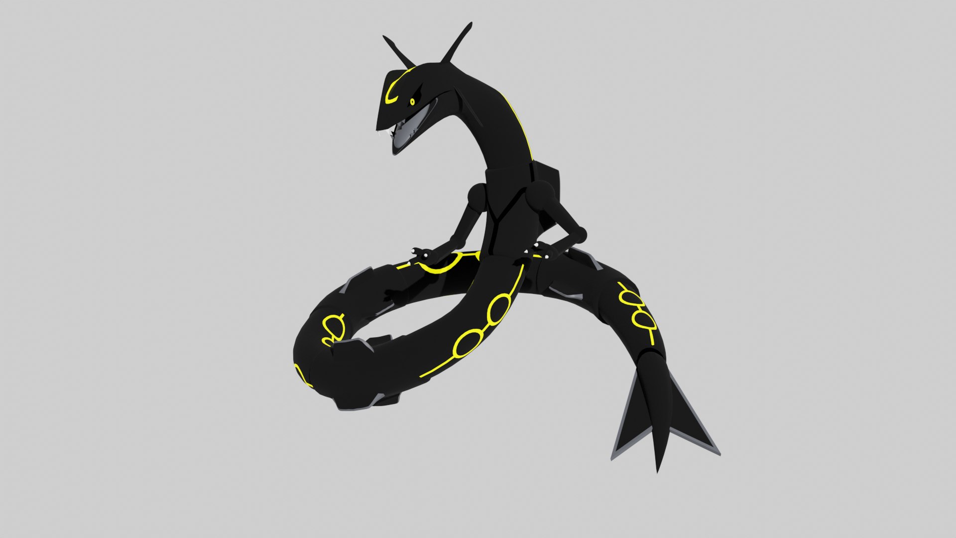 Rayquaza Shiny 3D - TurboSquid 2167929