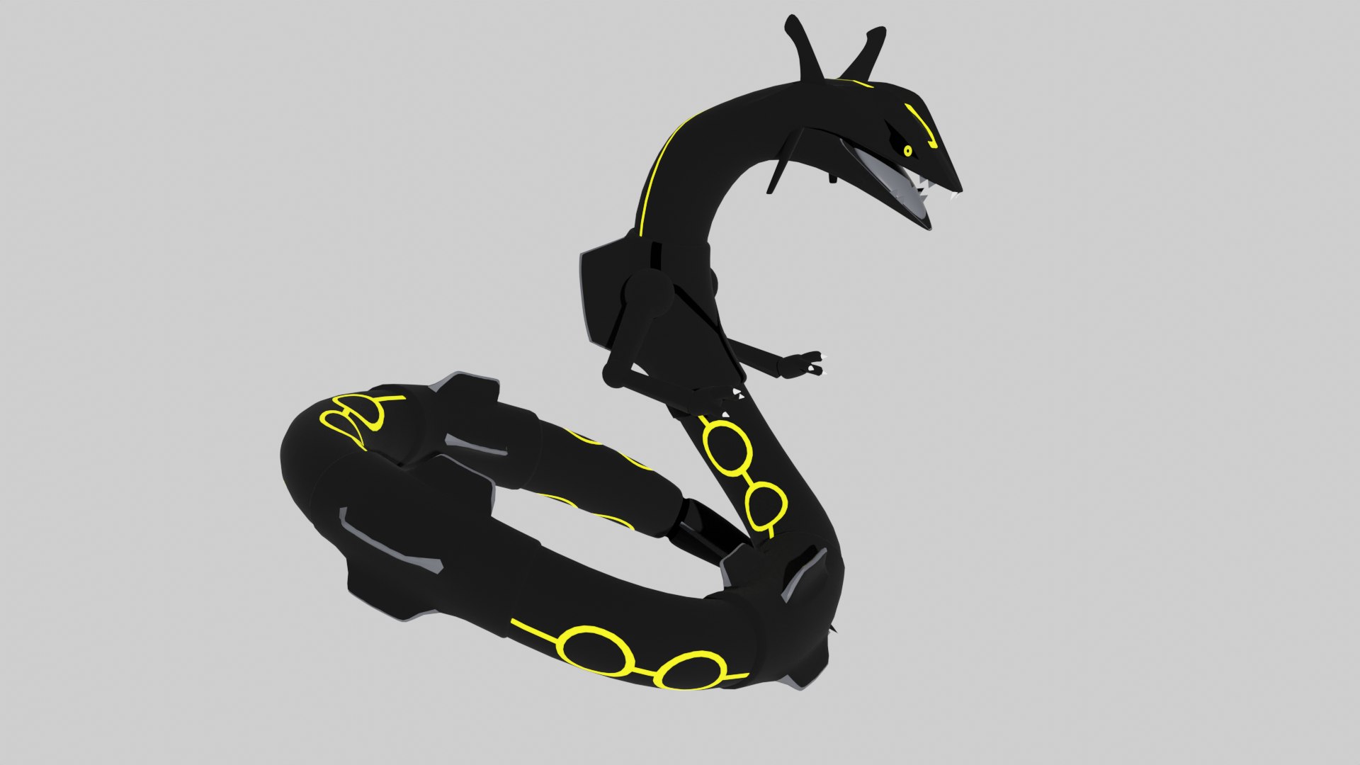 Rayquaza Shiny 3D - TurboSquid 2167929