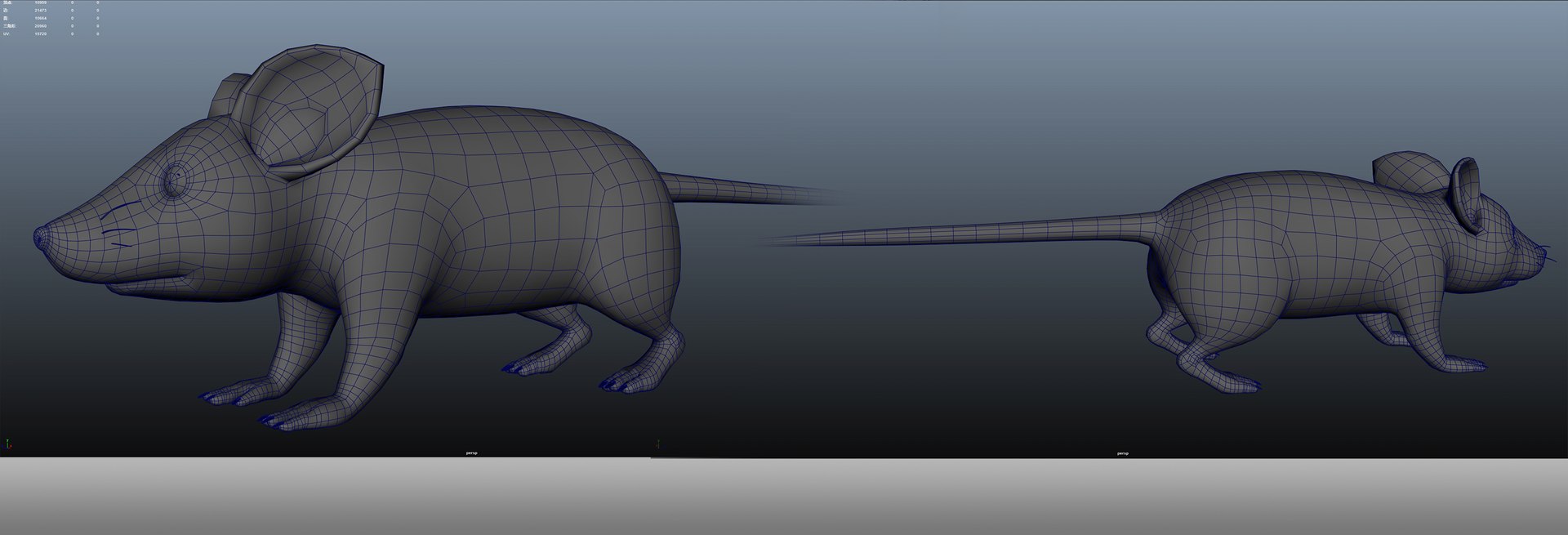 Cartoon Mouse Model - TurboSquid 1514184