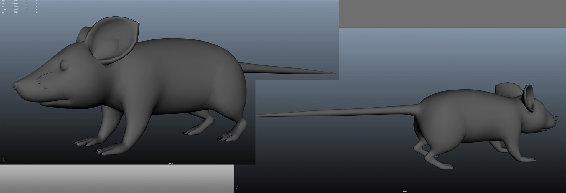 Cartoon Mouse Model - TurboSquid 1514184