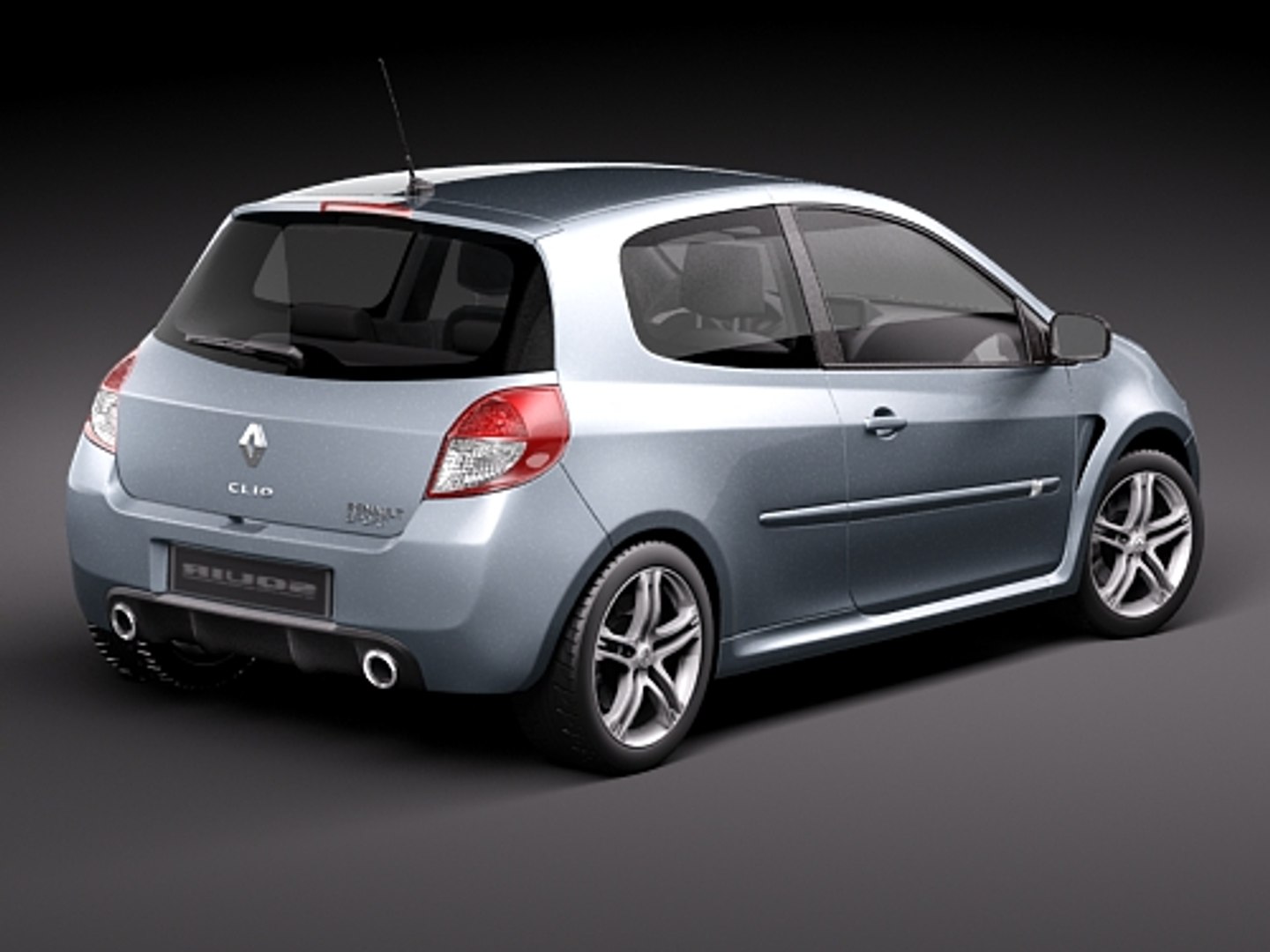 Renault Clio 2011 Rs 3d Model