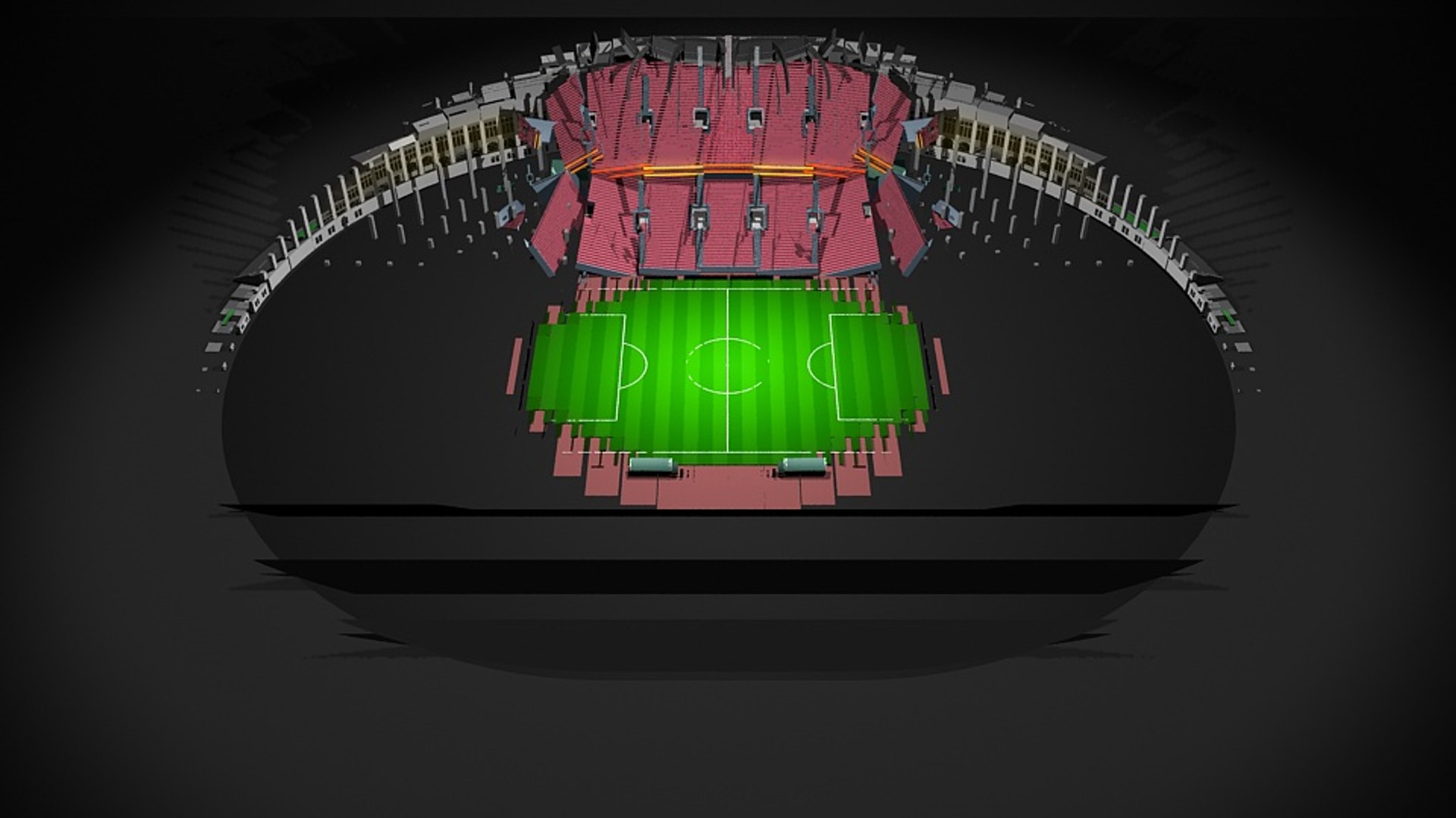 3D Animation Stadium Model - TurboSquid 1277630