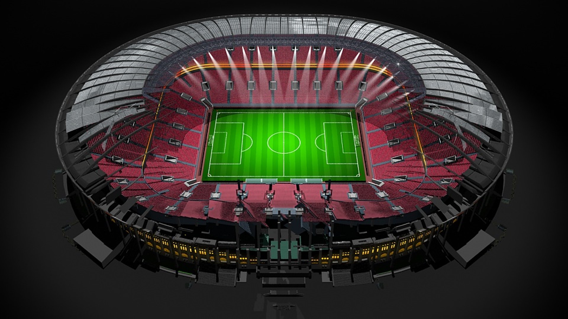 3D Animation Stadium Model - TurboSquid 1277630