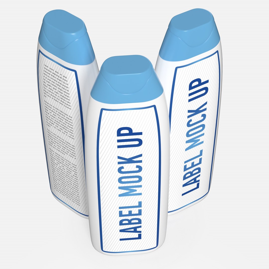3D Shampoo Bottle Model - TurboSquid 1292160