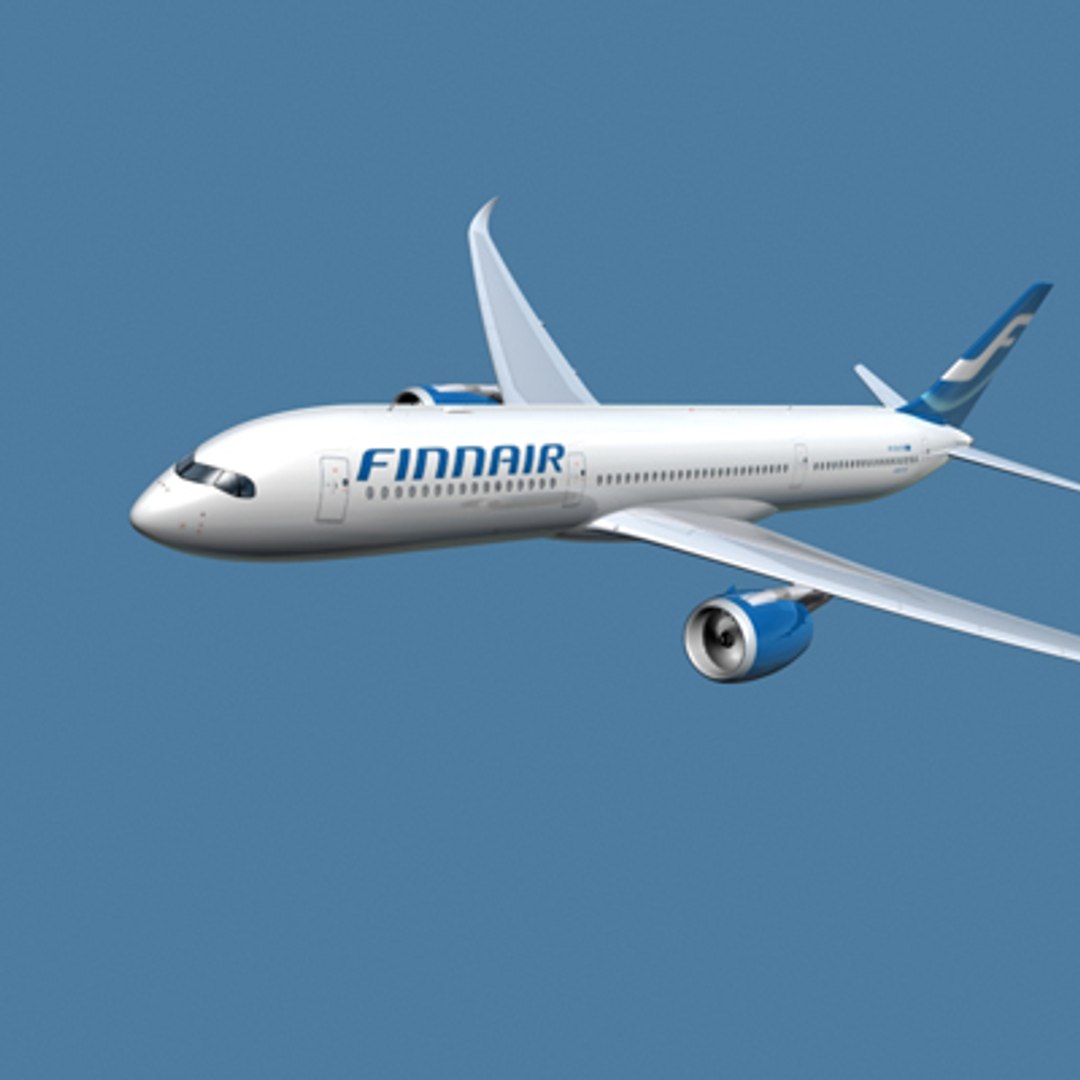 A350-900 Finnair 3d 3ds