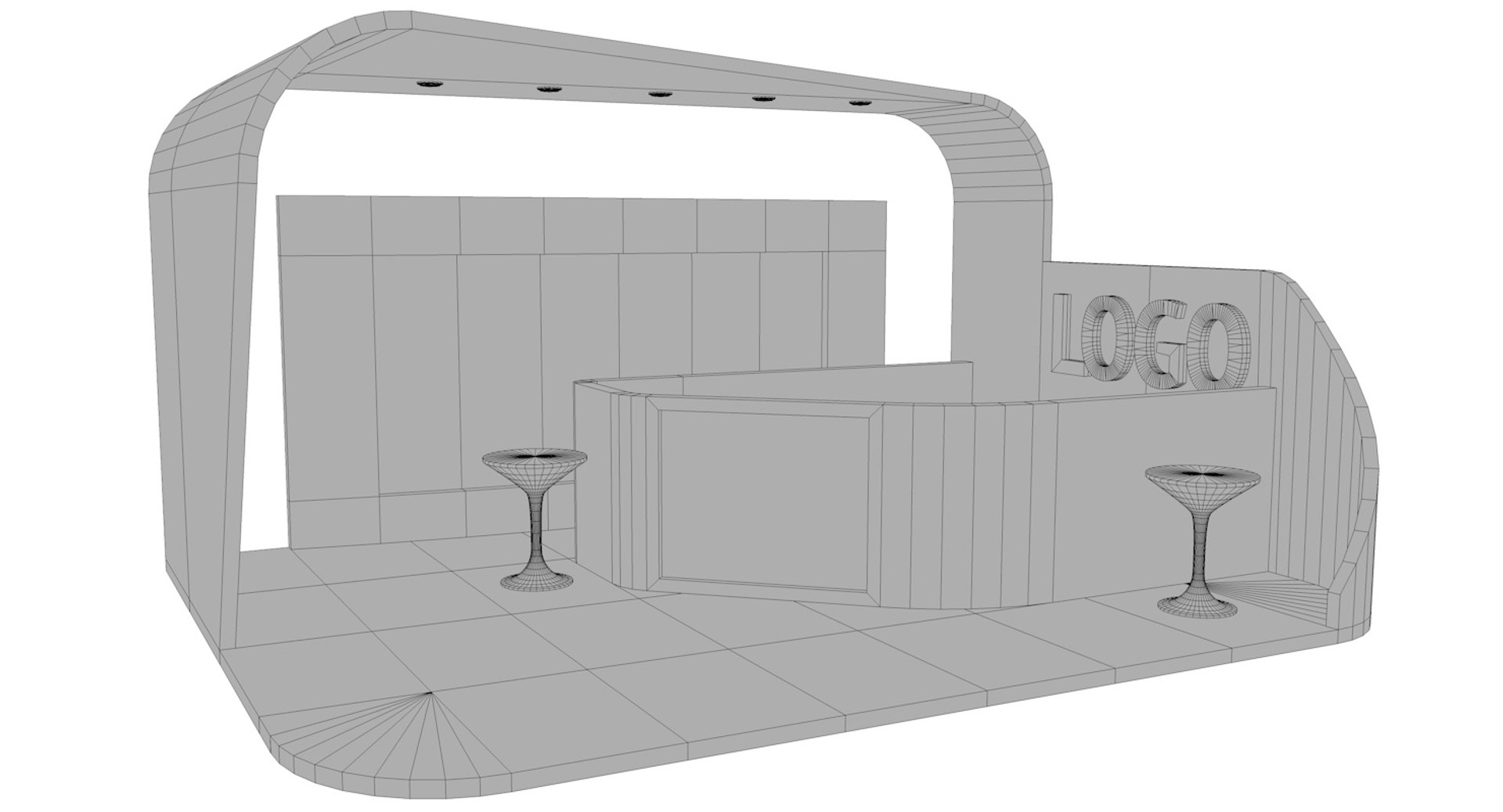 Exhibition Expo Stand Model - TurboSquid 1348209