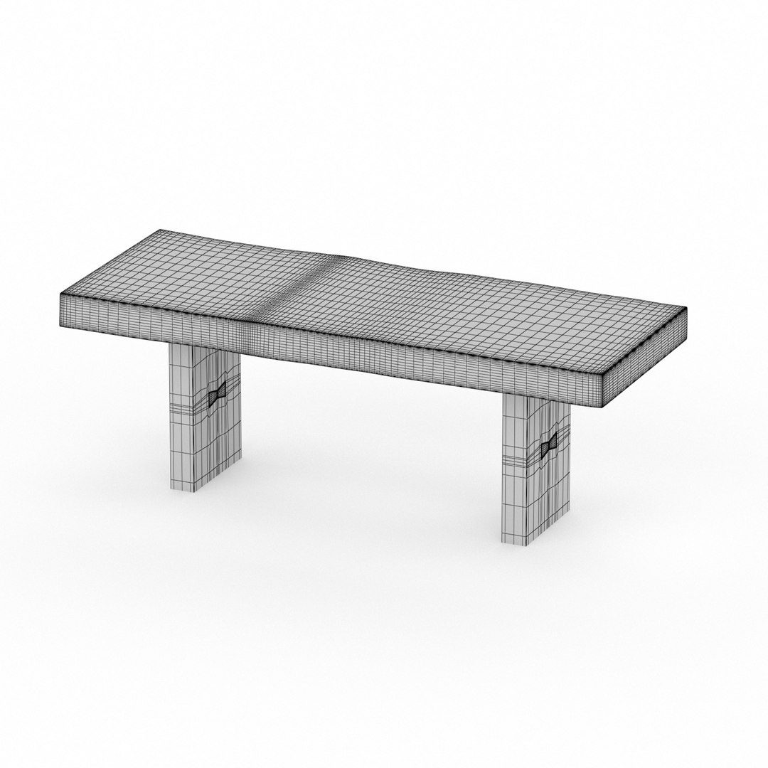 Basic Table 3D Model - TurboSquid 1255202