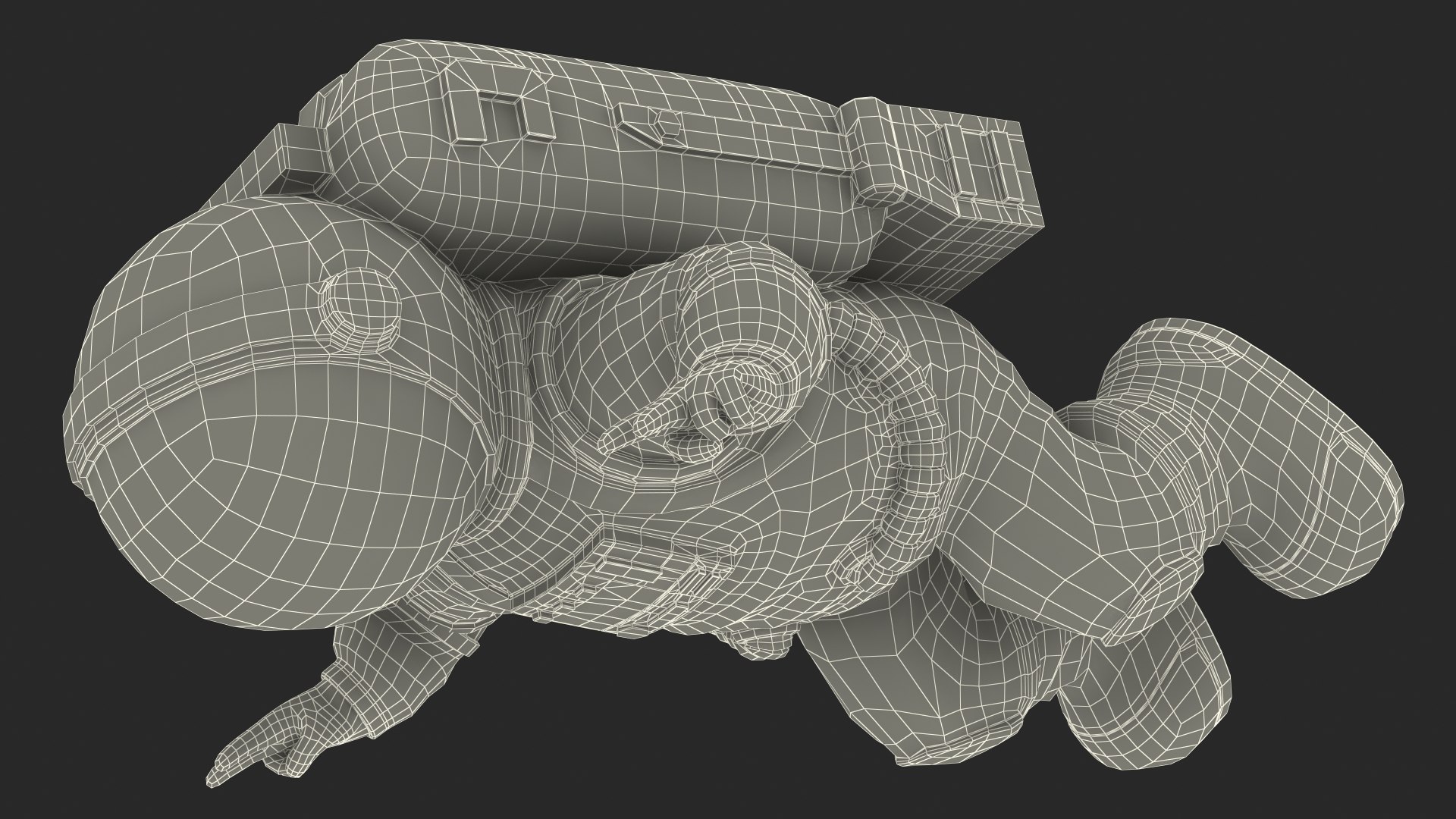 Astronaut Toy Character Green Victory Sign 3D model - TurboSquid 1907977