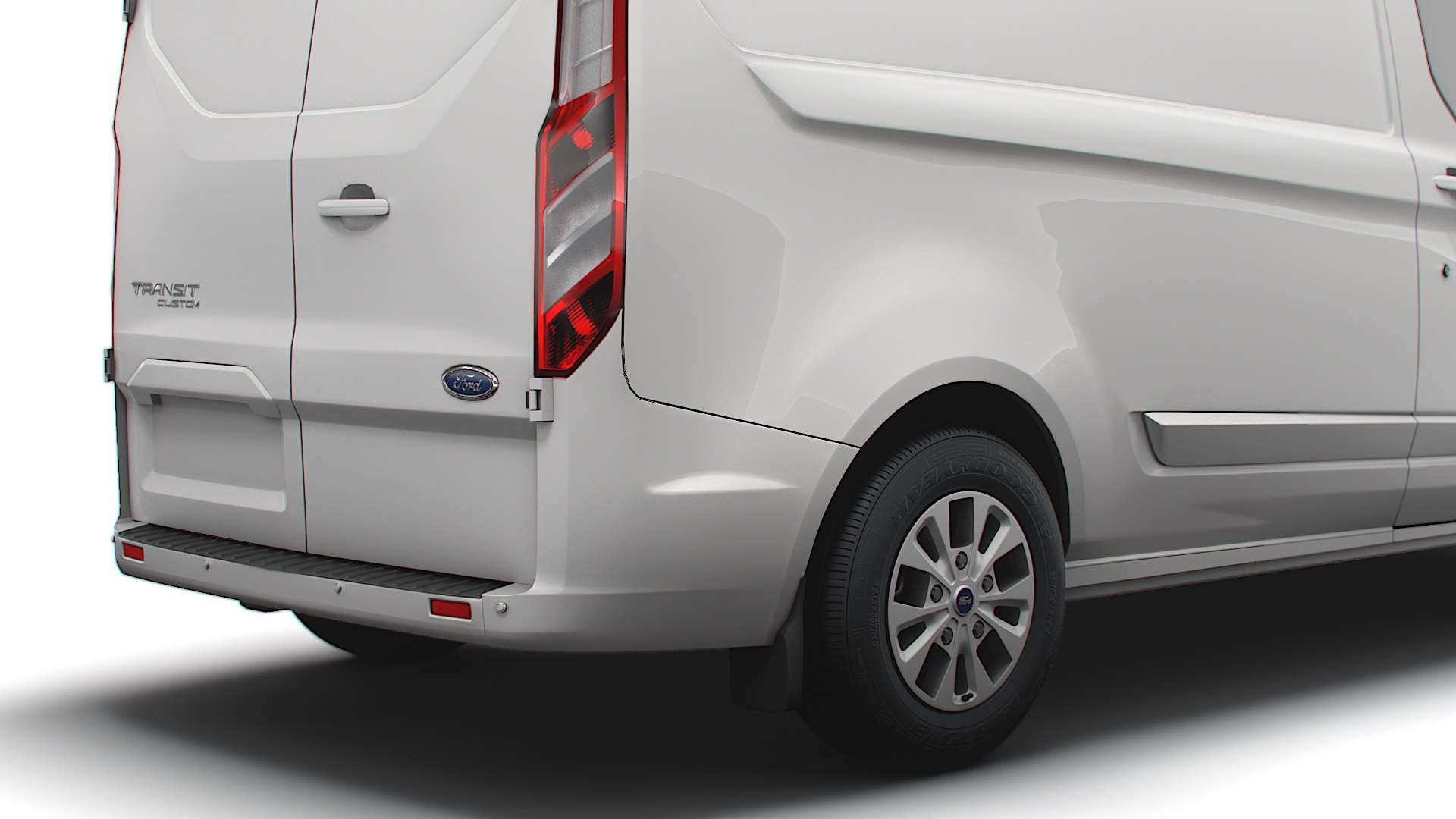 Ford Transit Custom L1H1 Limited 2018 3D Model - TurboSquid 1978496