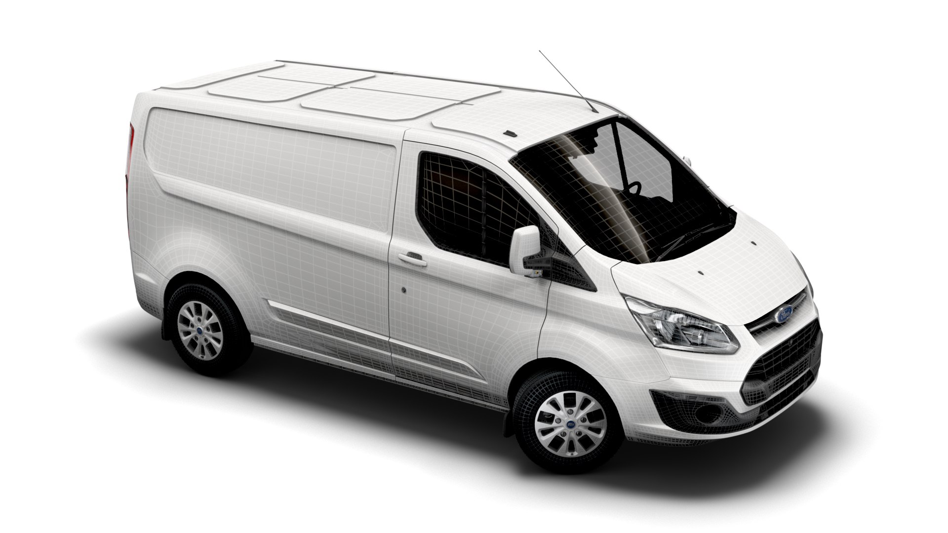 Ford Transit Custom L1H1 Limited 2018 3D model - TurboSquid 1978496