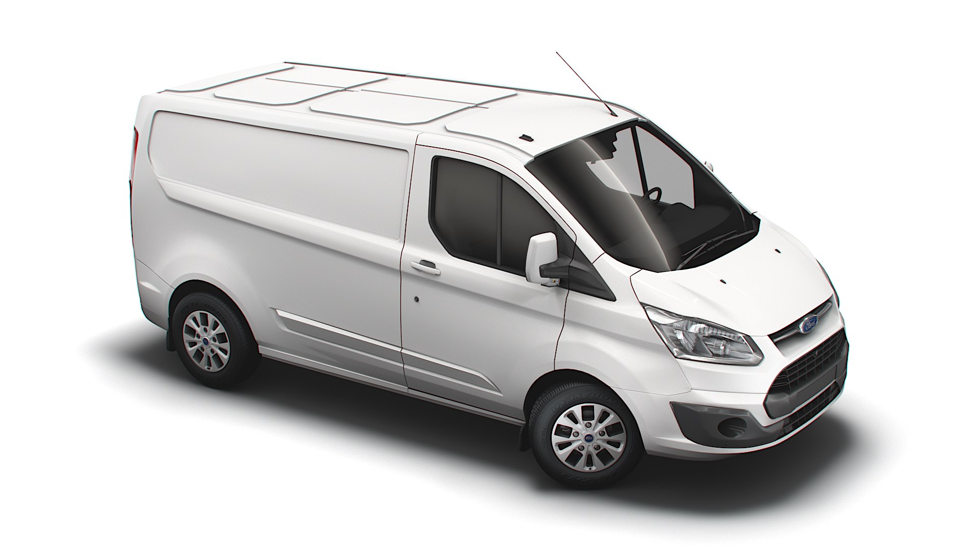 Ford Transit Custom L1H1 Limited 2018 3D Model - TurboSquid 1978496