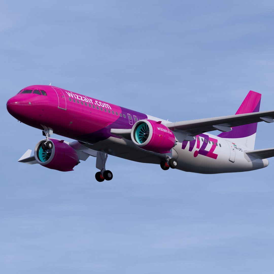 Wizz Air A320 3D - TurboSquid 1519100