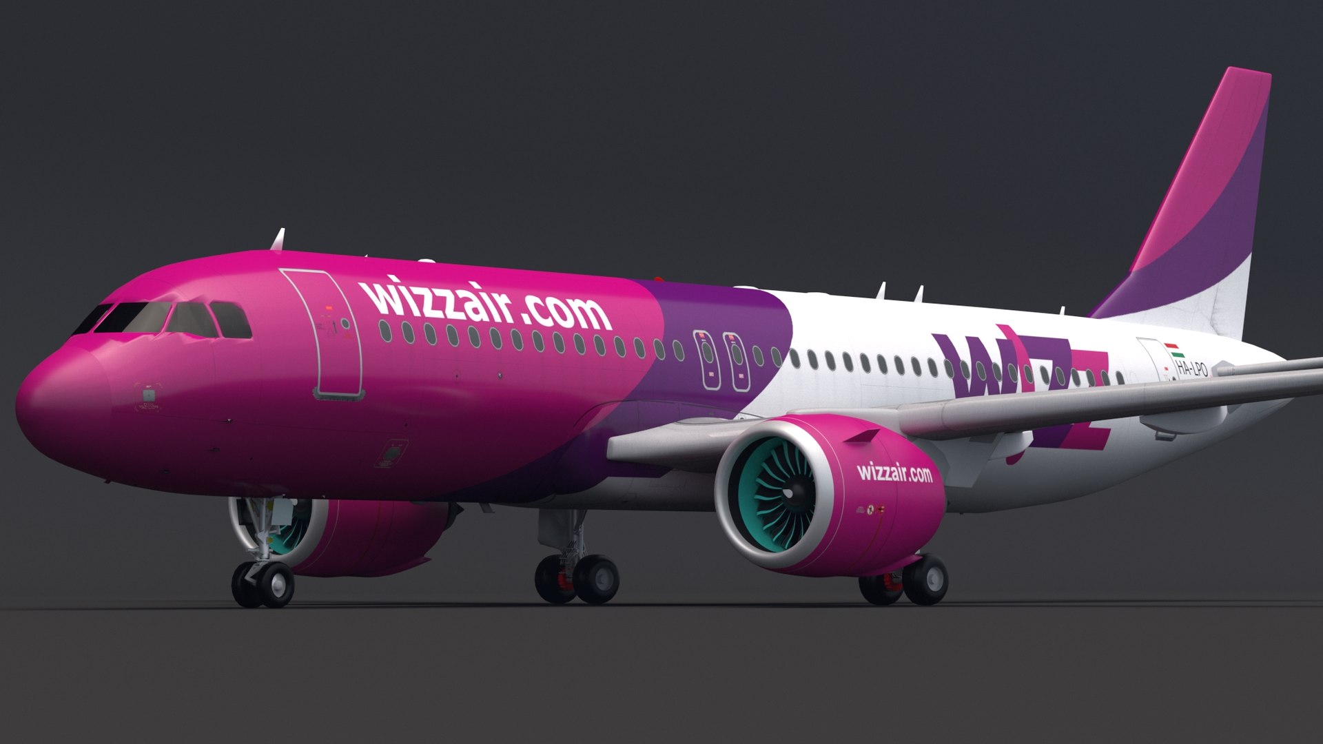 Wizz Air A320 3D - TurboSquid 1519100