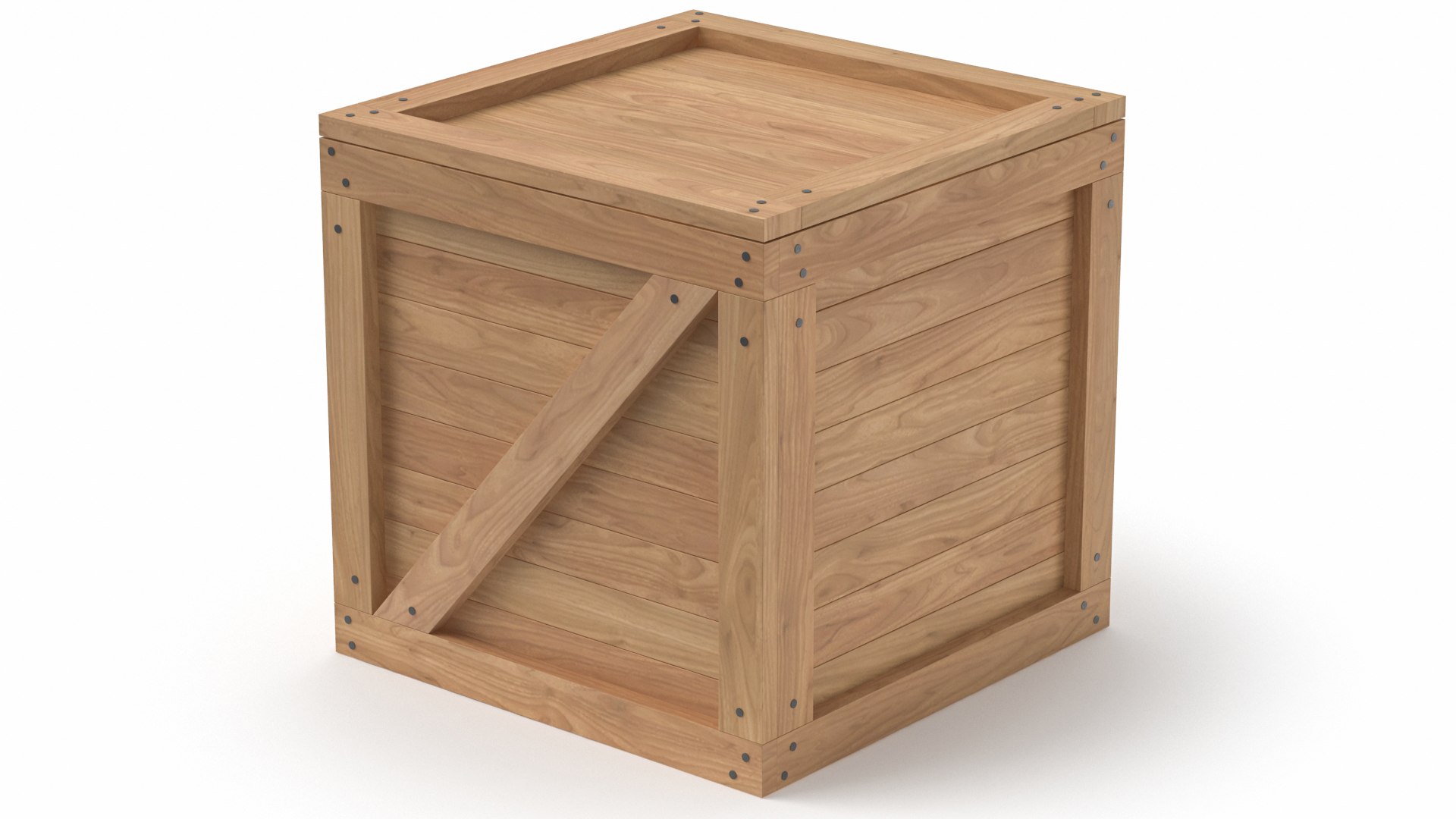 Wooden Box Set 02 3D model - TurboSquid 2153140