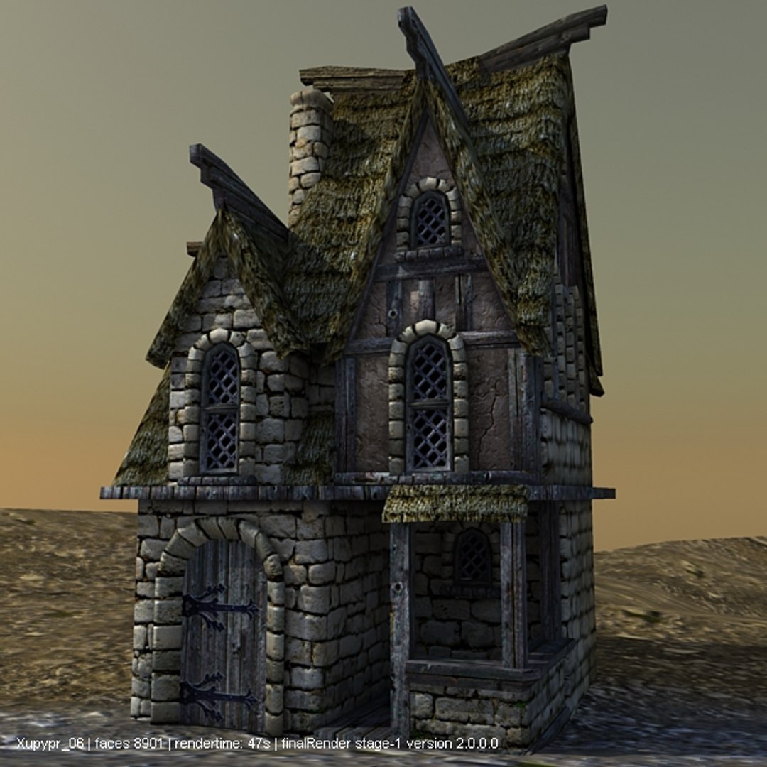 Lightwave Medieval House