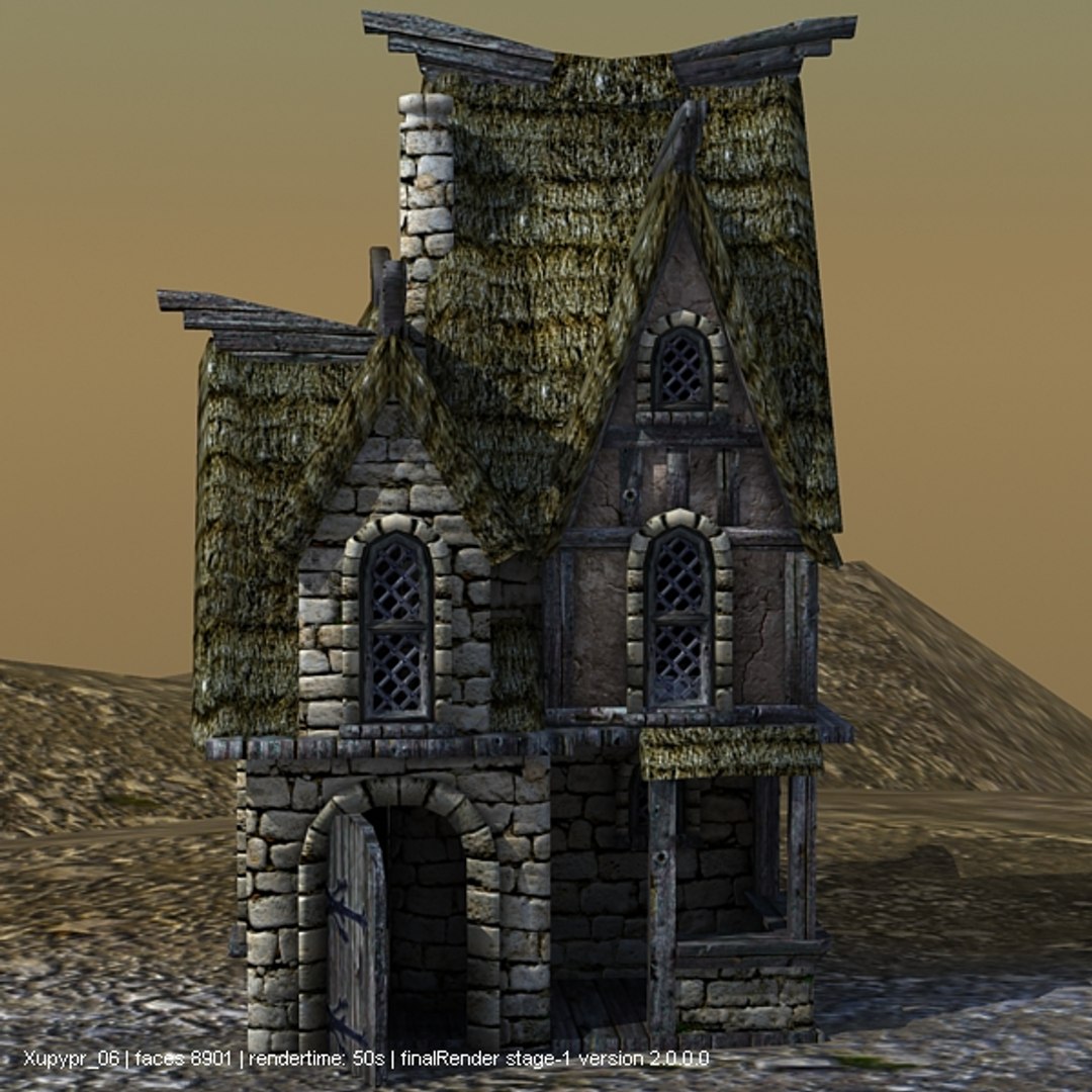 Lightwave Medieval House