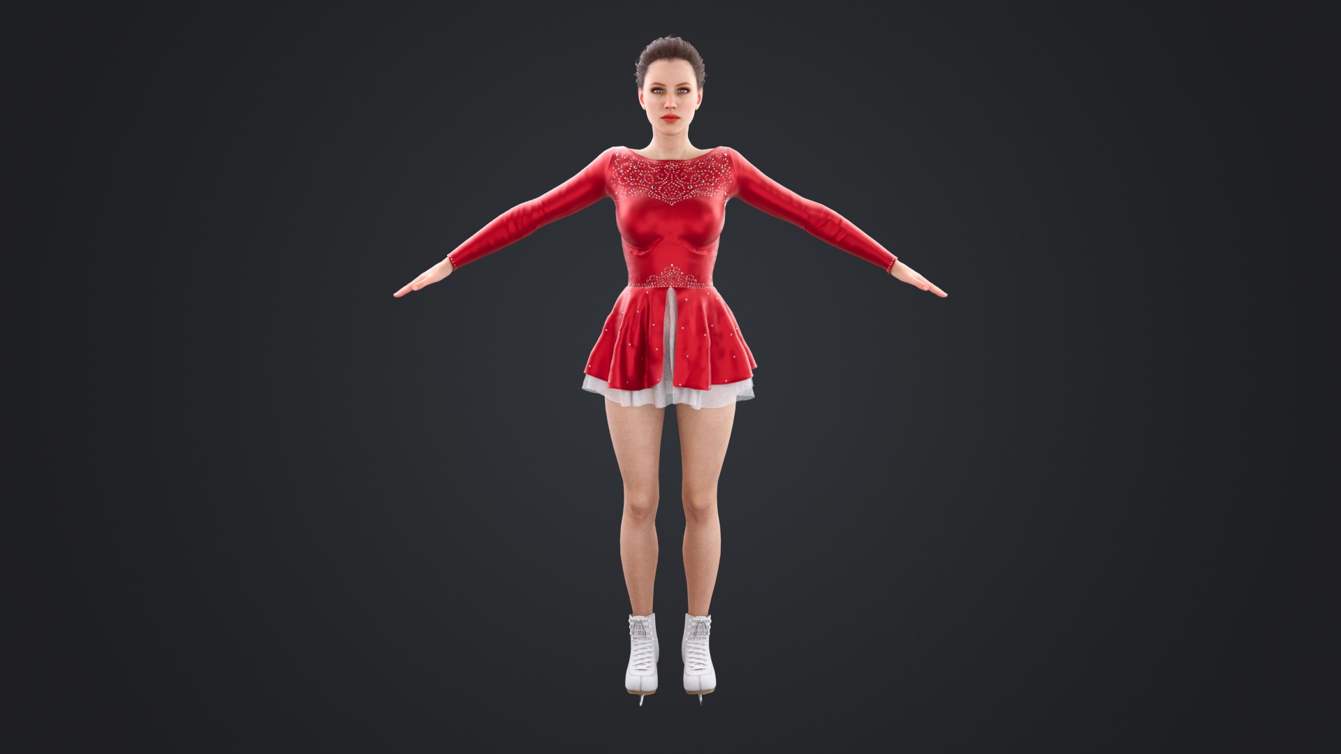 3D Model Figure Skater - TurboSquid 2369994