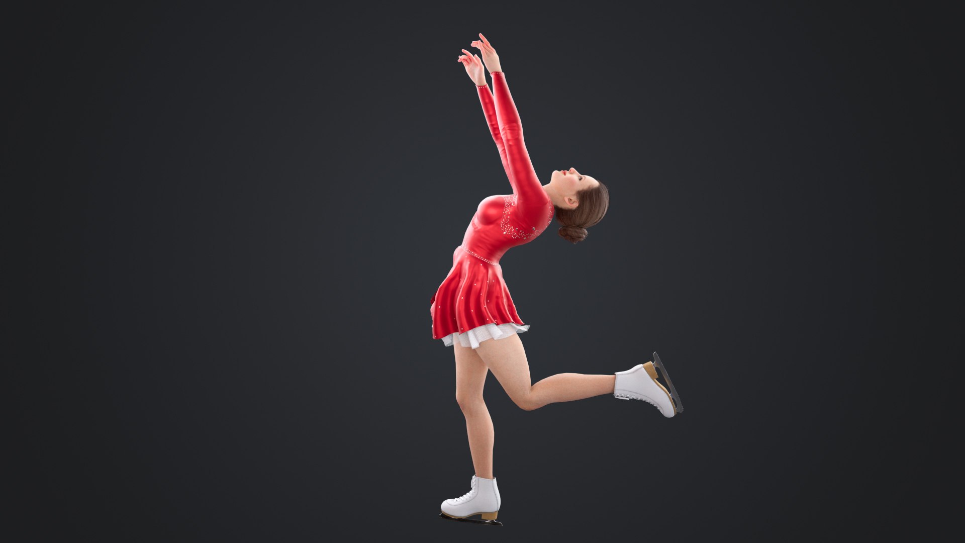 3D Model Figure Skater - TurboSquid 2369994