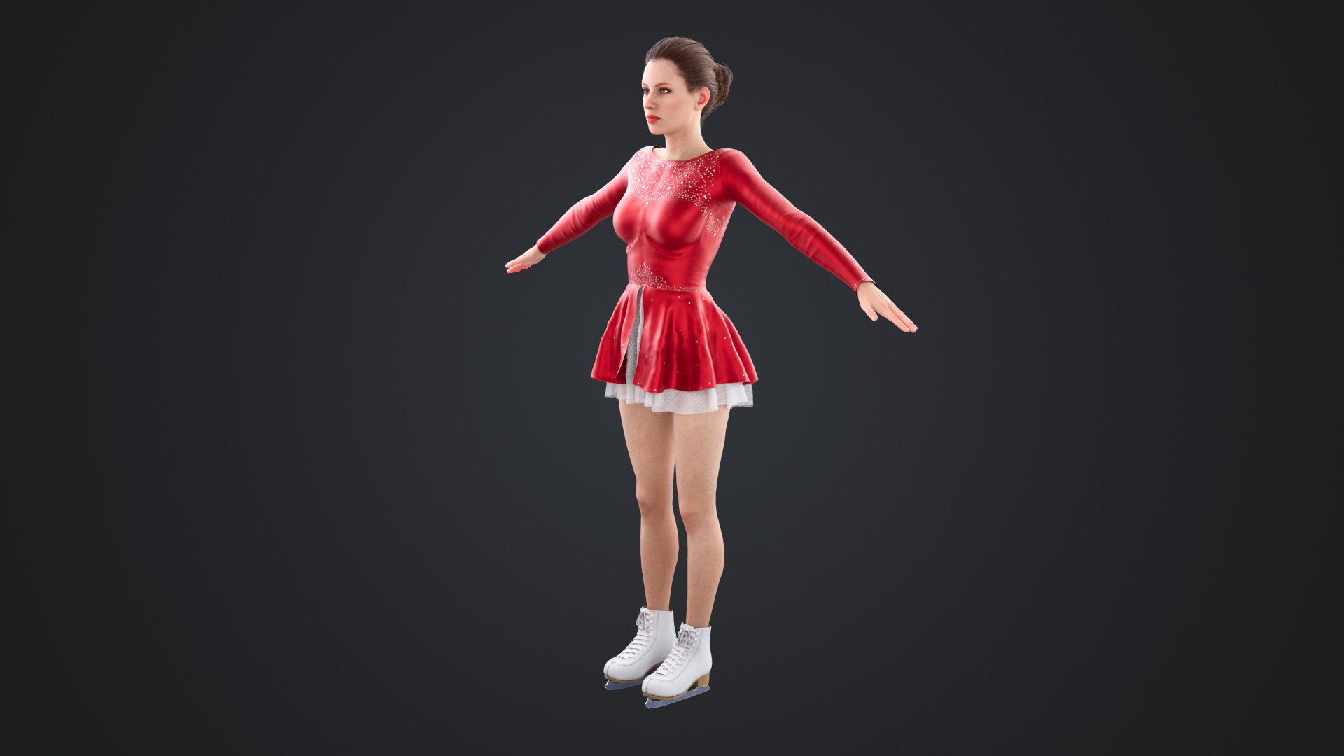 3D Model Figure Skater - TurboSquid 2369994